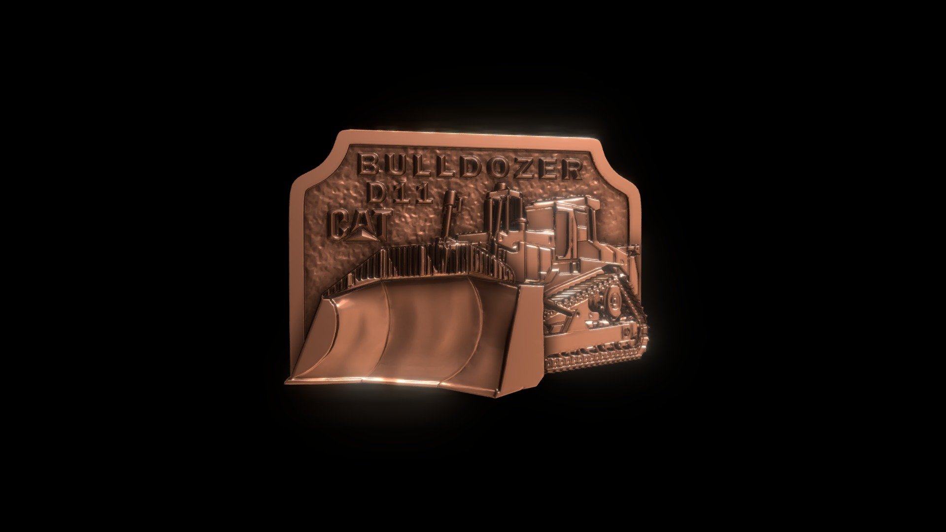 Bulldozer D11 CAT - 3D model by Royal 3D (@e.laradiazmg) [5d36d8f ...