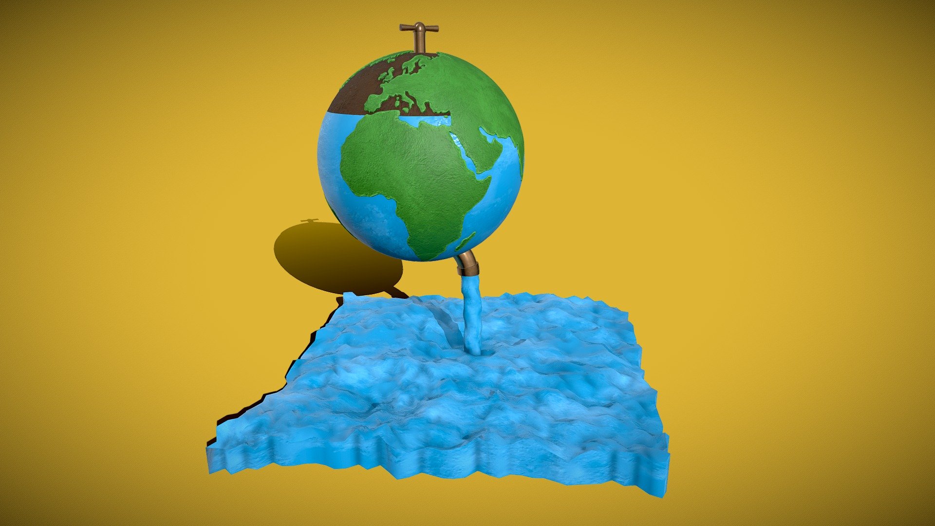 Goodbye Water - 3D model by FABulous7 [5d378dc] - Sketchfab