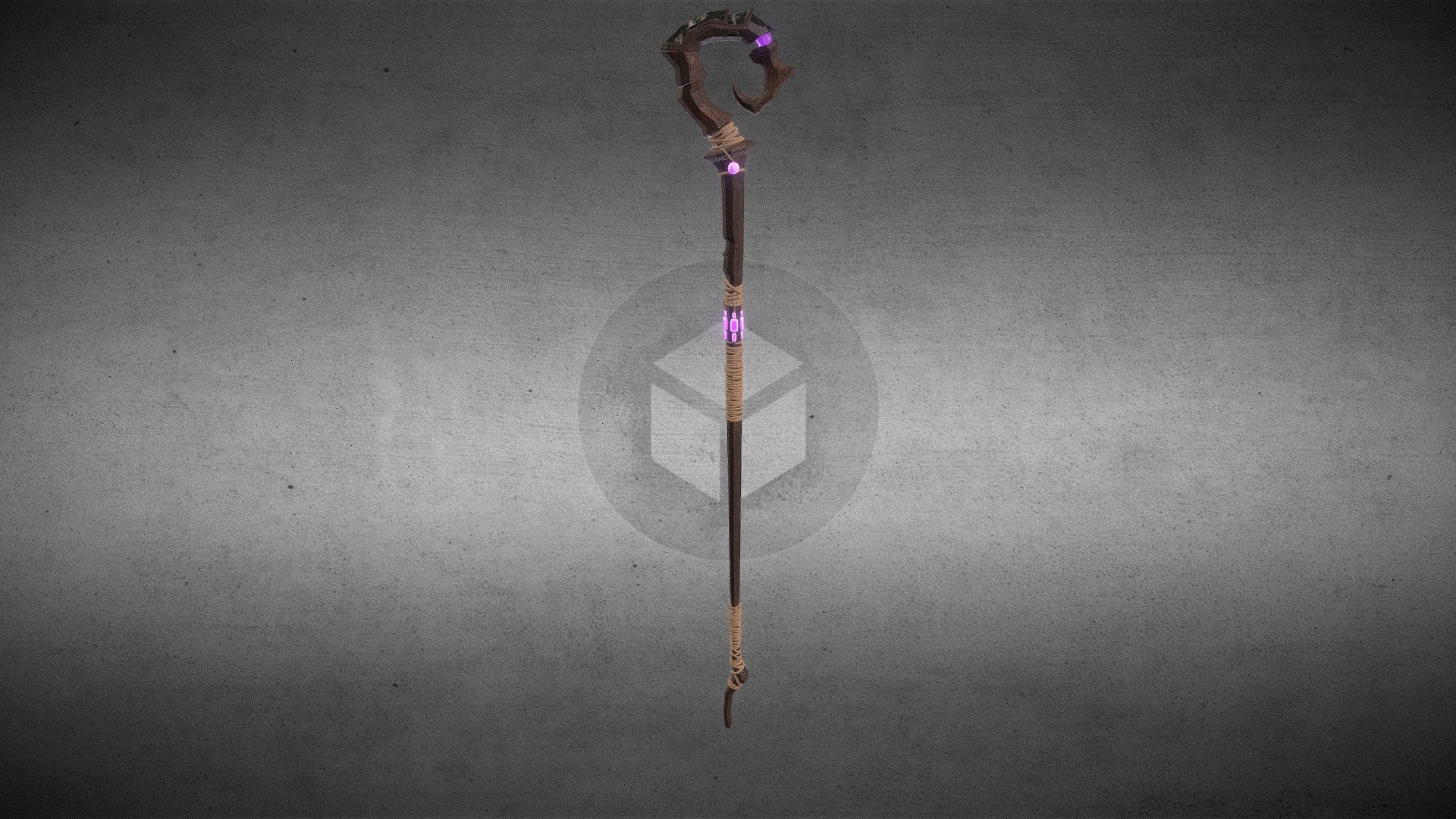 Magic Staff - 3D model by quangnguyenhaichin04 [5d38965] - Sketchfab