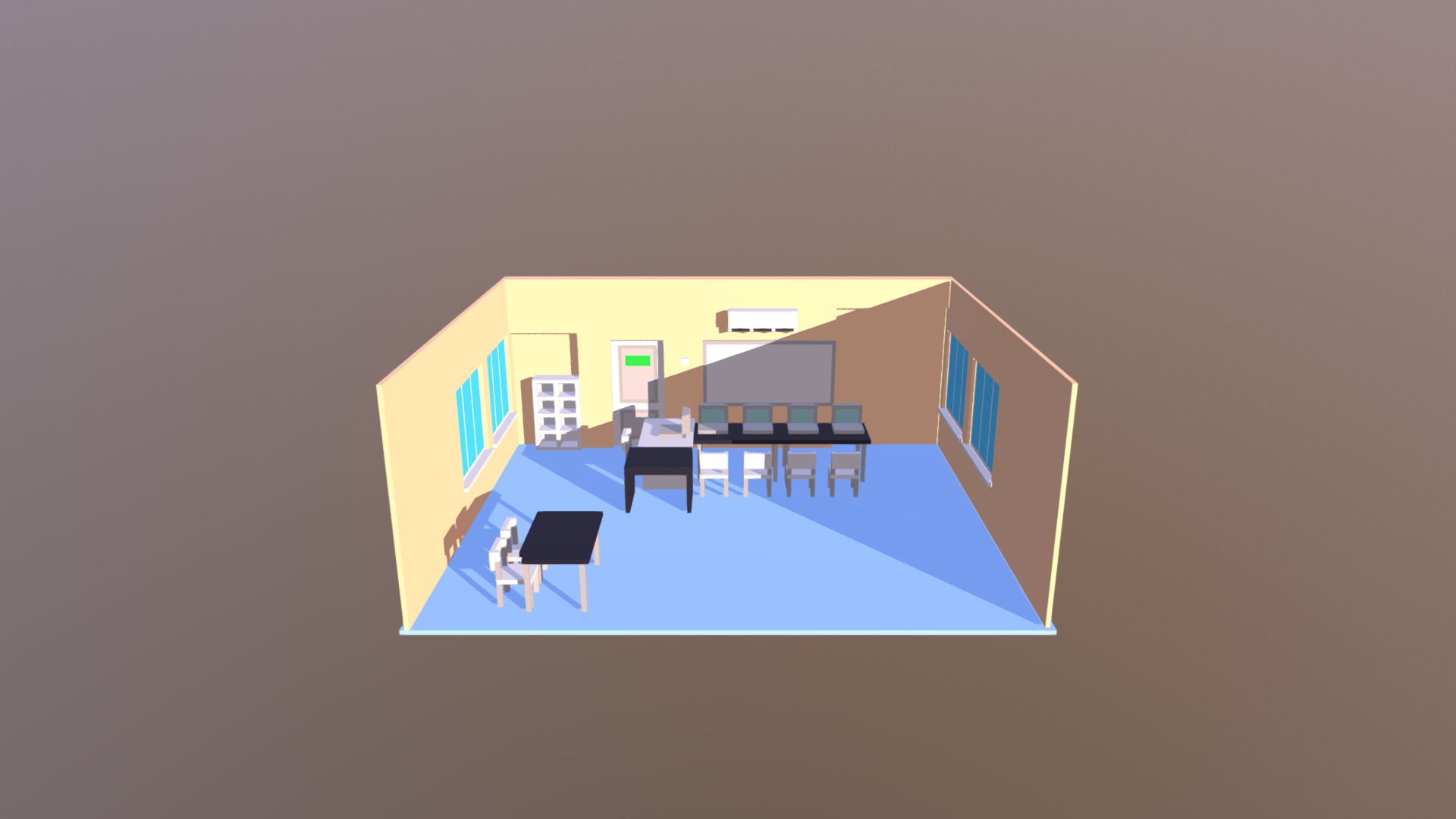 GameArtEd classroom - 3D model by GameArtEd [5d39068] - Sketchfab