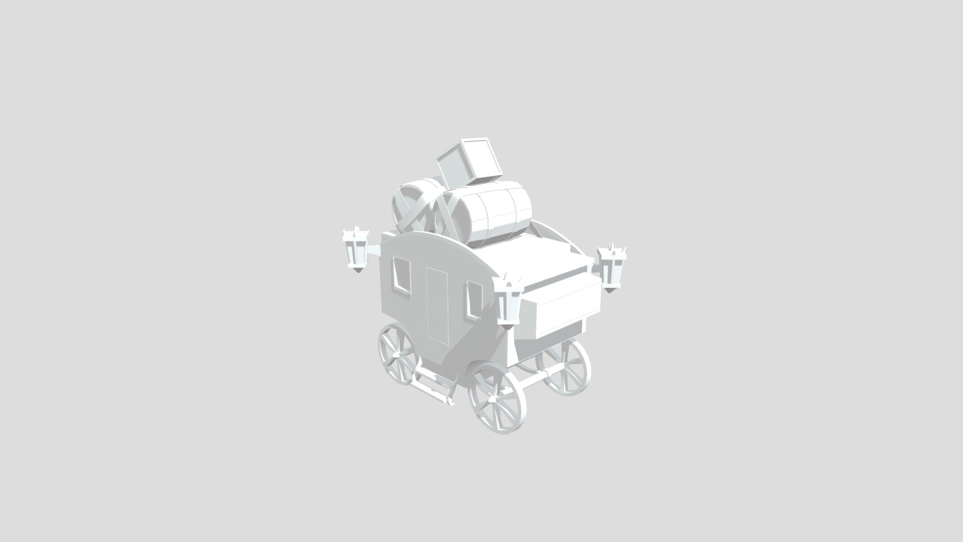 Caravan from Darkest Dungeon - 3D model by Ernest E. (@eescala ...