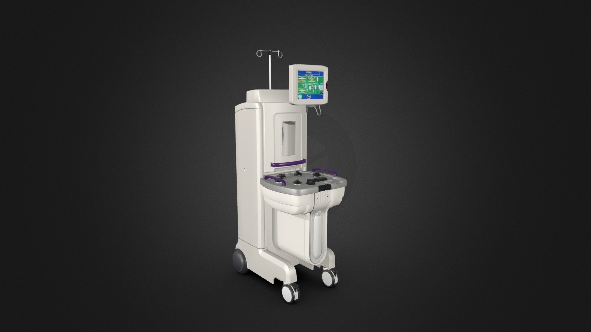 THERAKOS CELLEX Photopheresis System - Buy Royalty Free 3D model by ...