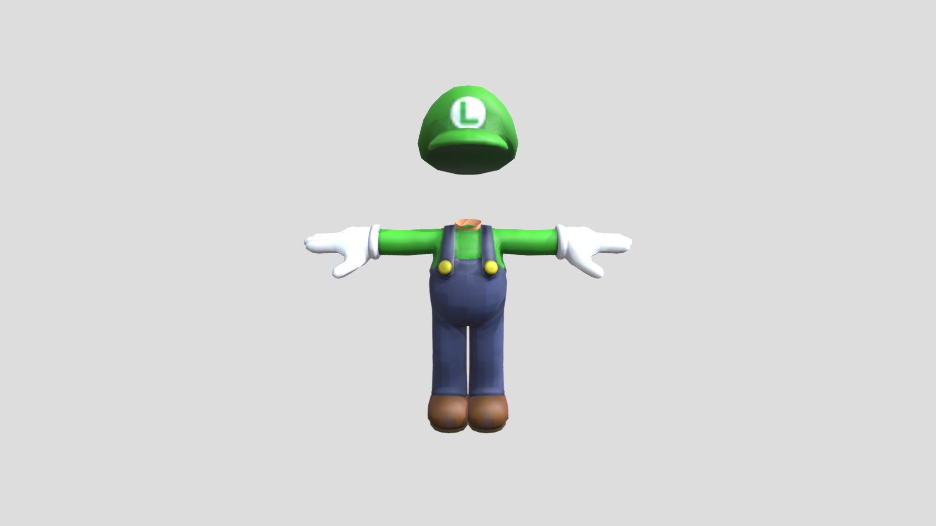 Luigi - Download Free 3D model by plumbear106 [5d3b3eb] - Sketchfab