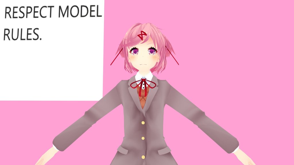 DDLC - A 3D model collection by Jake (@Midnight0nyx) - Sketchfab