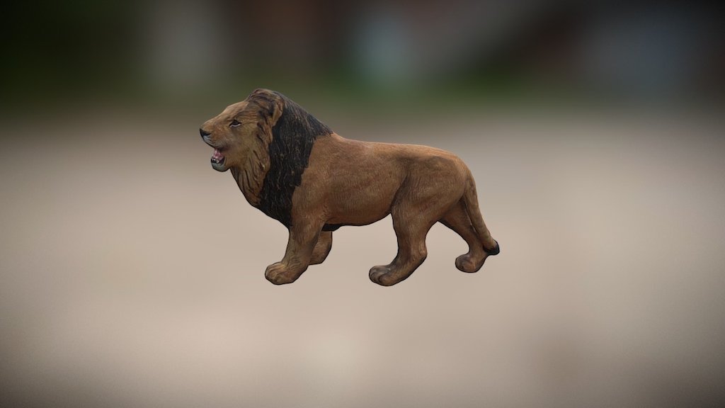 Lion - 3D model by huaweileone [5d3b9a0] - Sketchfab