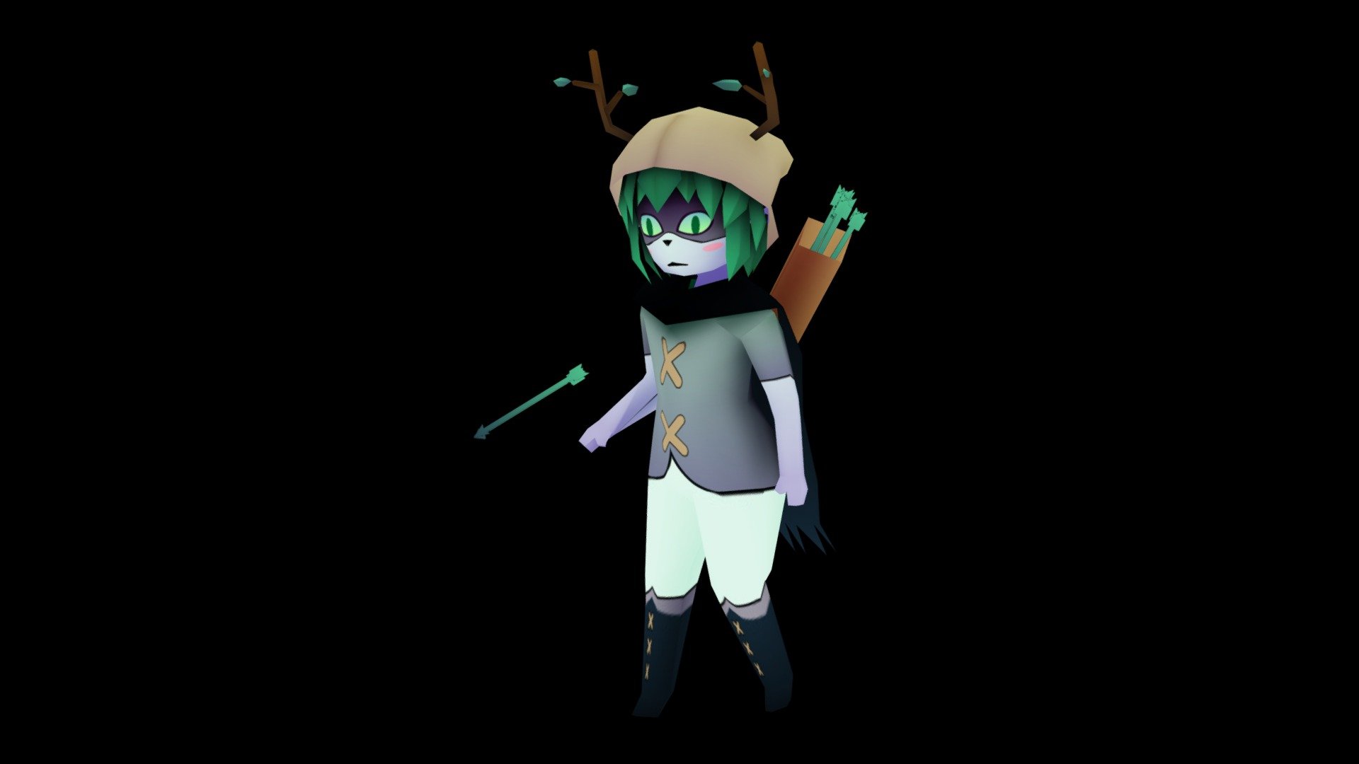 Huntress Wizard - 3D model by onmioji [5d3ba44] - Sketchfab