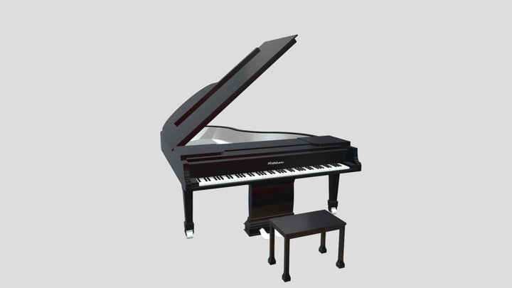 Piano-keys 3D models - Sketchfab