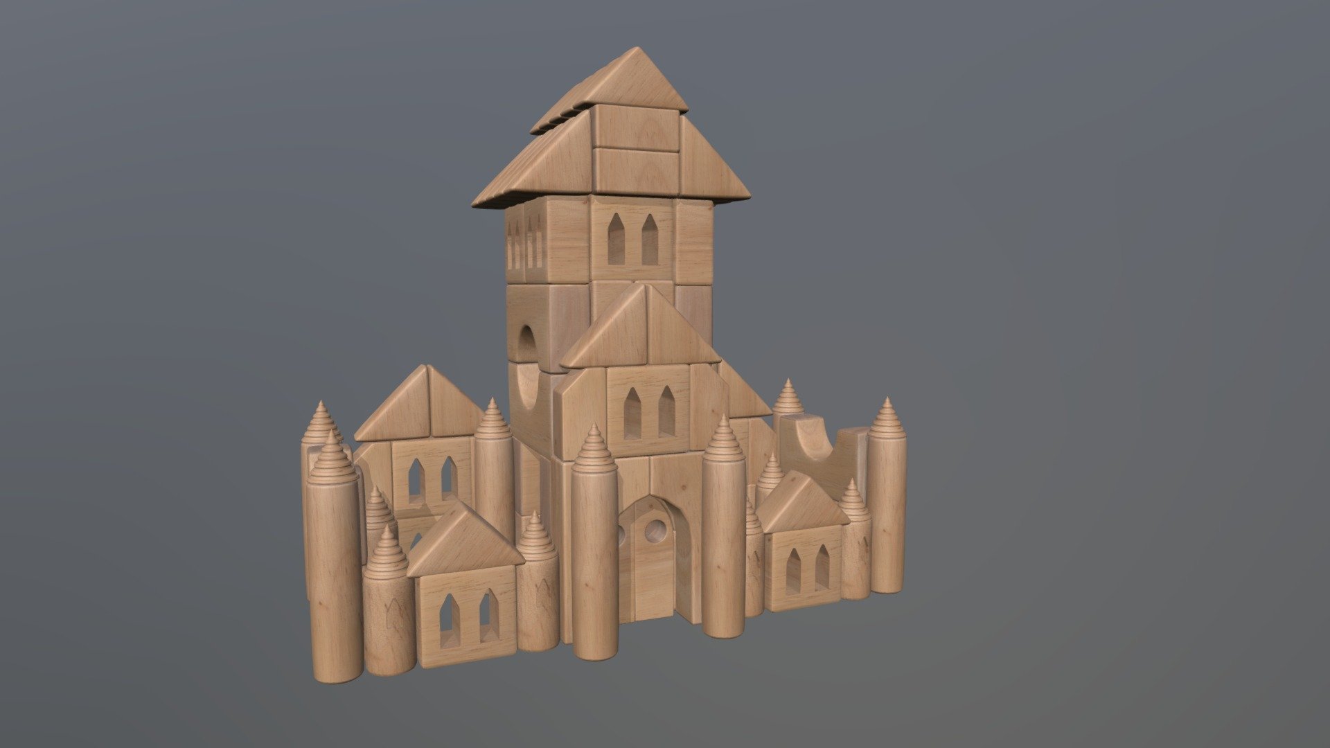 Unit Block Castle - Download Free 3D model by raeofsunlight [5d3dc66 ...