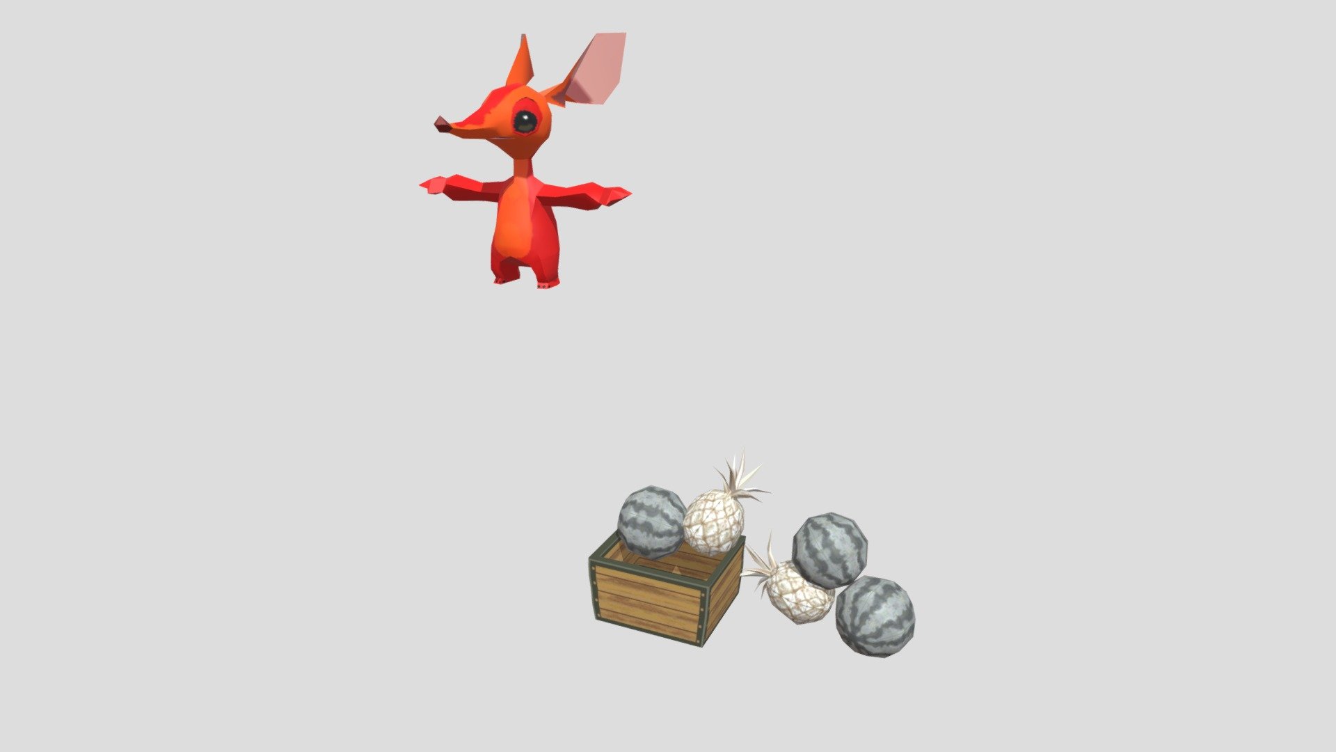 Finder and fruits from stitch jam - 3D model by esquilinbuck2 [5d3e204 ...
