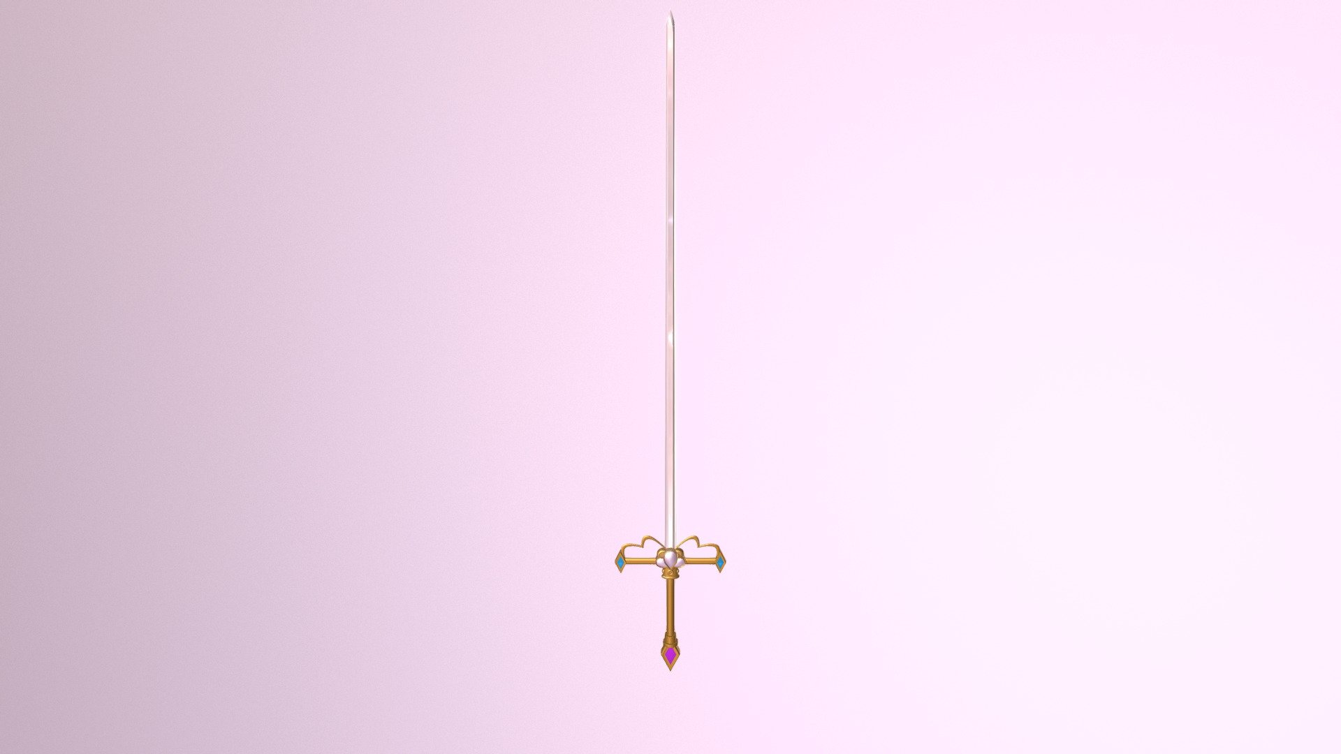 Alexandrite Sword - 3D model by Malyx [5d408e4] - Sketchfab