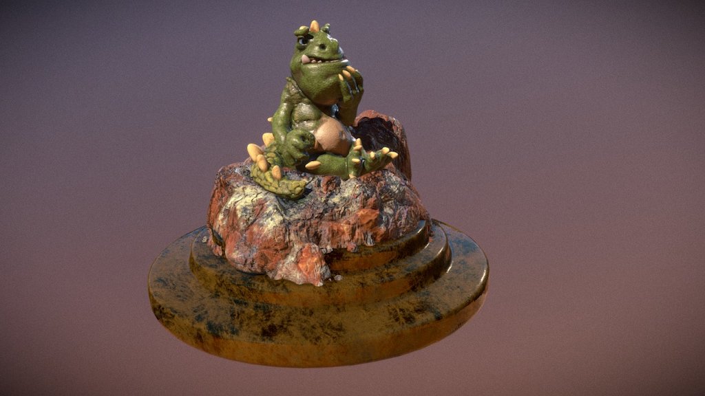 VR sculpted dragon - 3D model by Martinity [5d42706] - Sketchfab