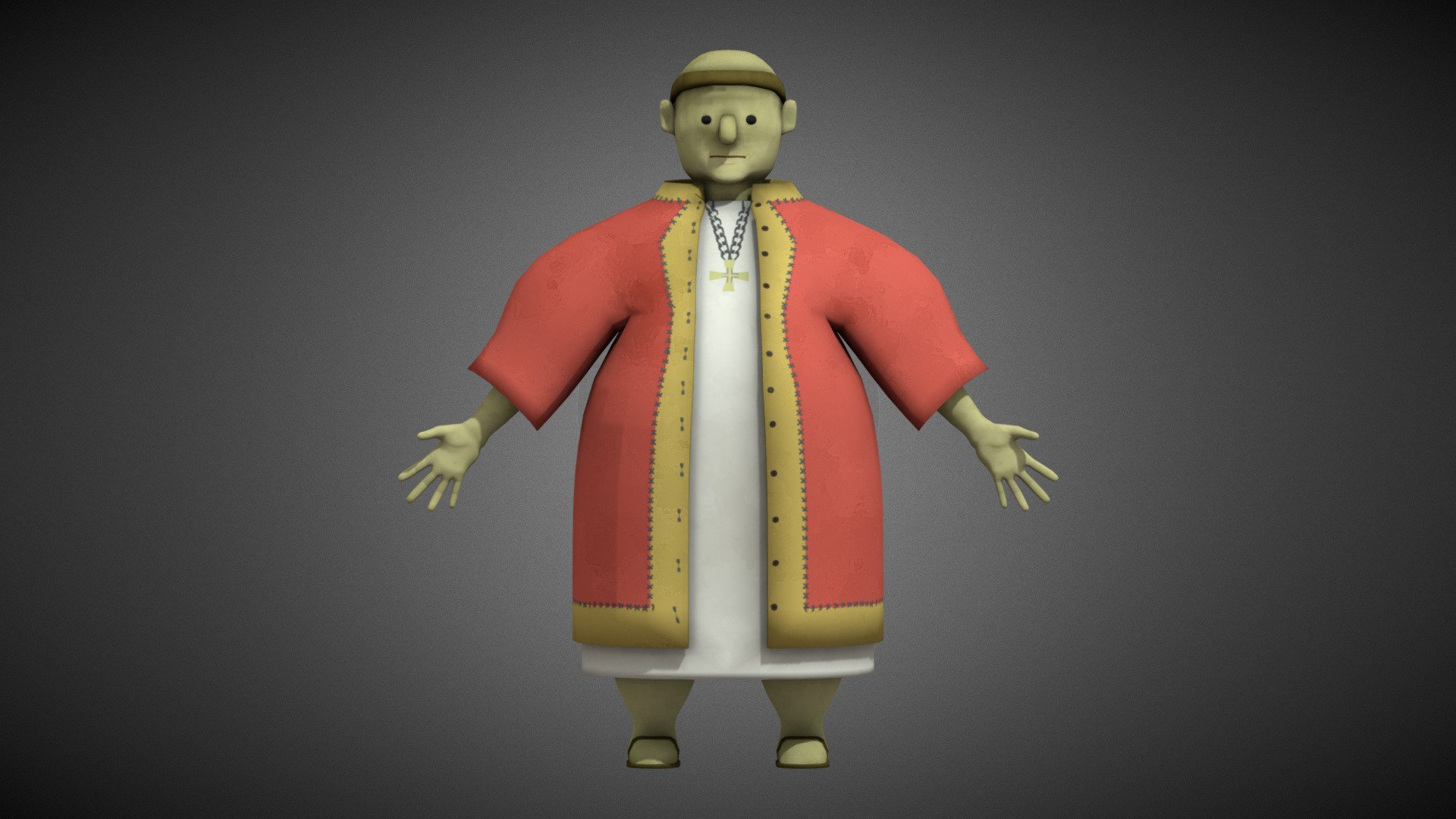 IWTN - Priest - 3D model by ATU_CCAM [5d42e02] - Sketchfab