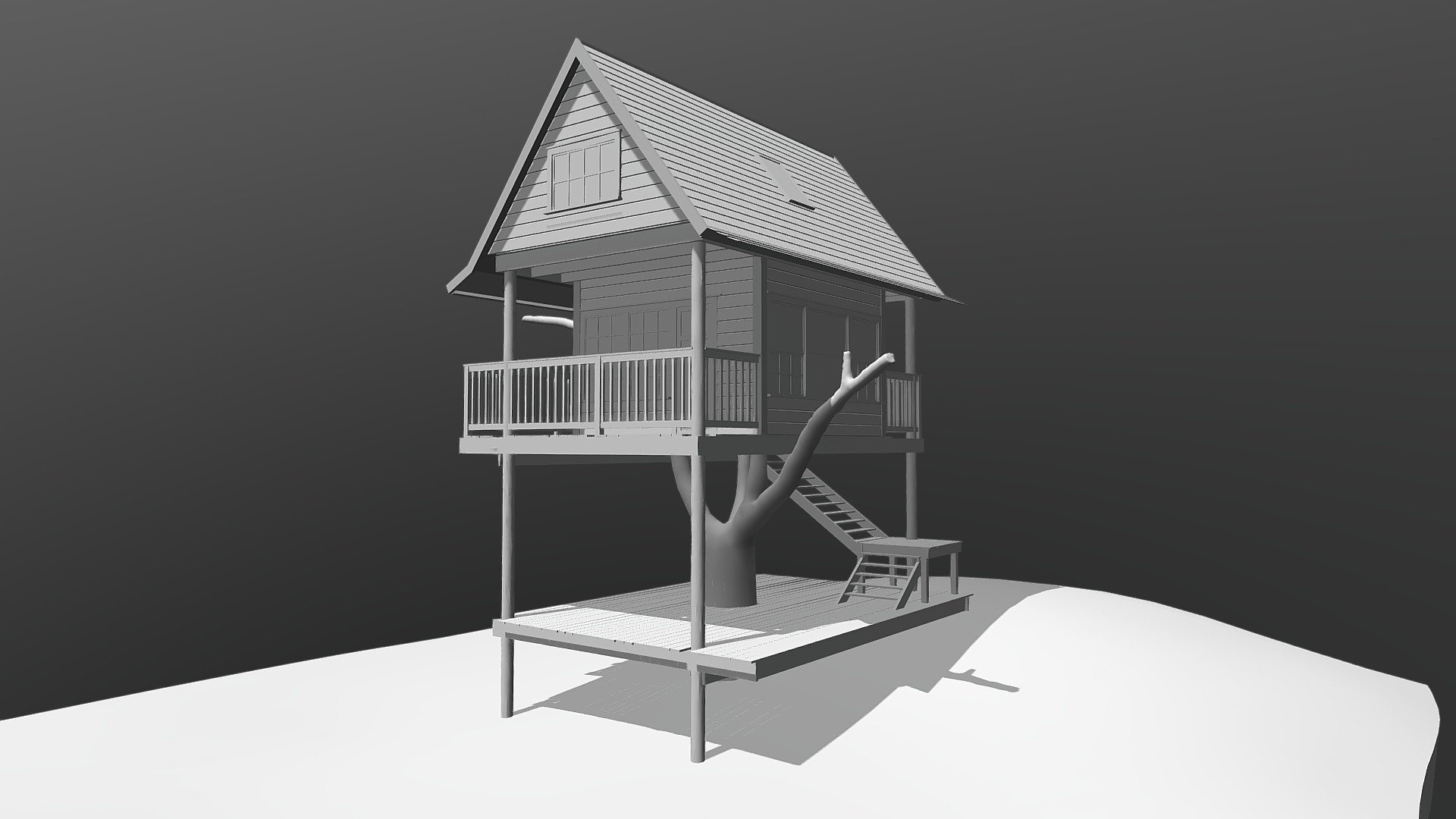 Wandawega Treehouse - 3D model by Øyvind H 3D (@oyvinden) [5d443d2 ...