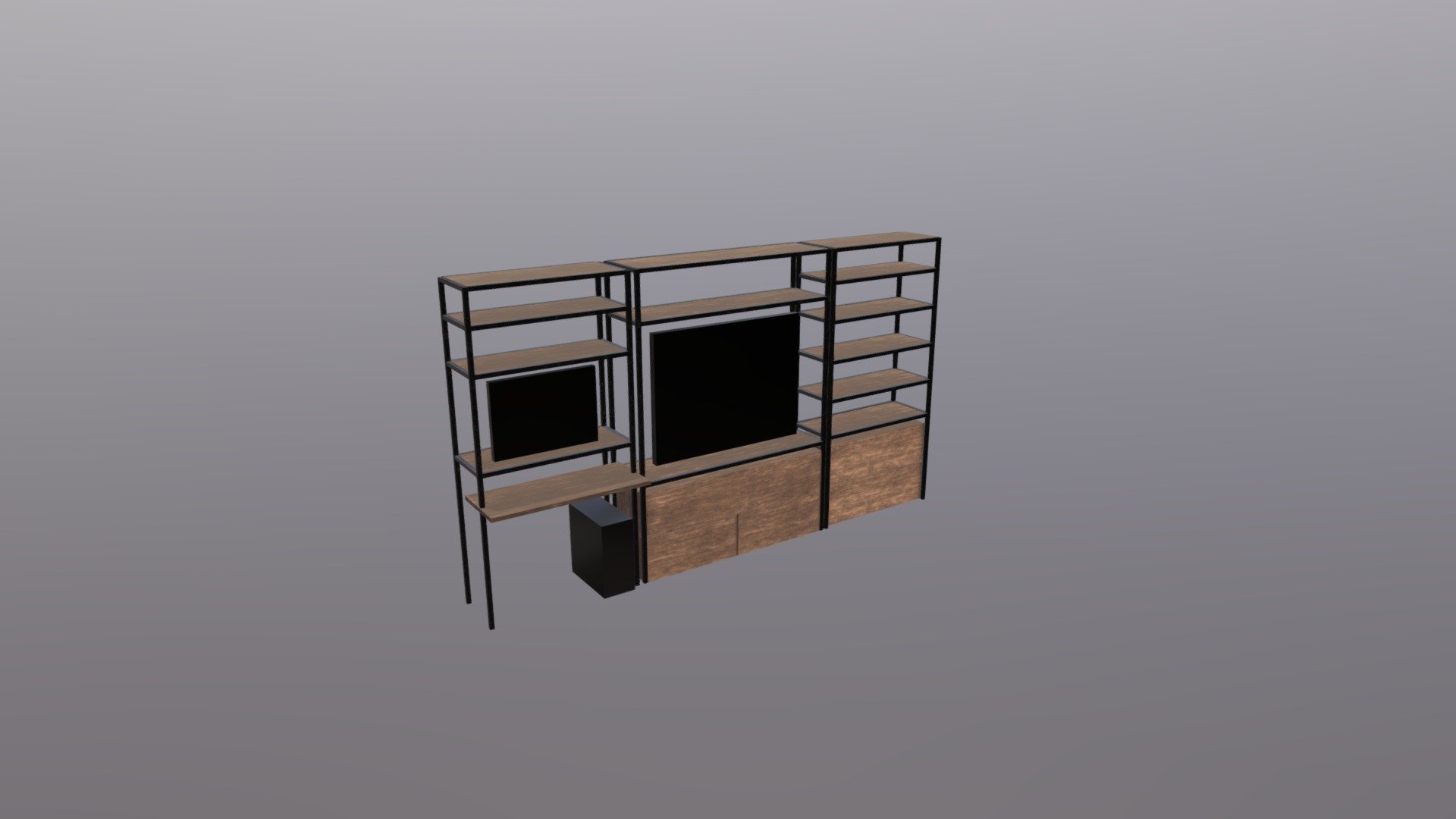 Rack Living room - 3D model by Lunialu [5d44dd8] - Sketchfab