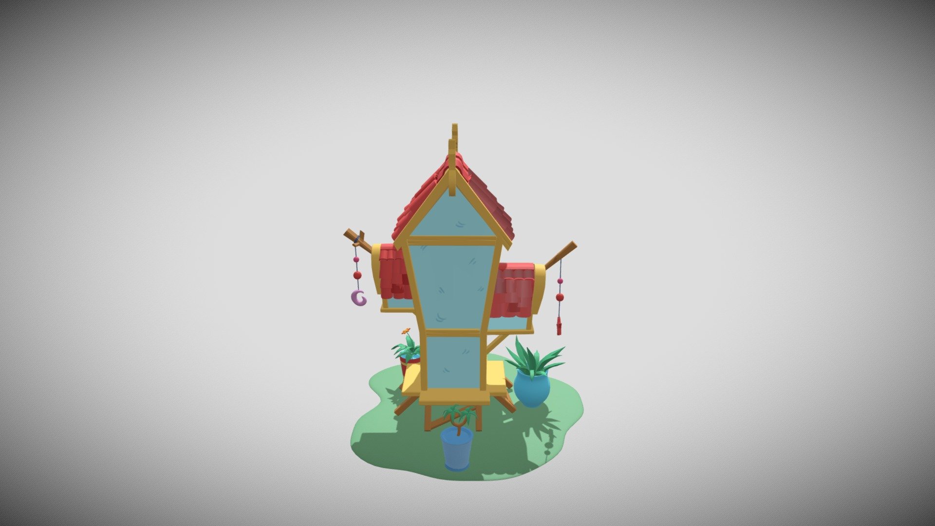 Shack - 3D model by jeanie keong (@jeaniekeong) [5d46348] - Sketchfab