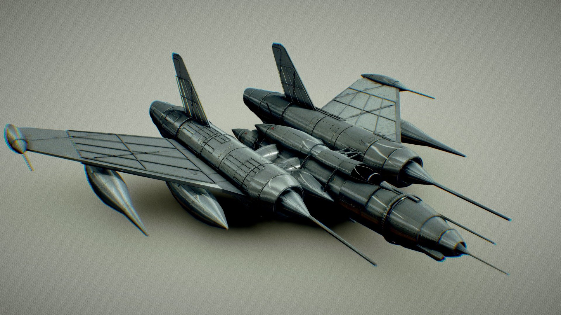 Soviet Jet MiG-60 [Fictional Aircraft] - Download Free 3D model by Savy ...