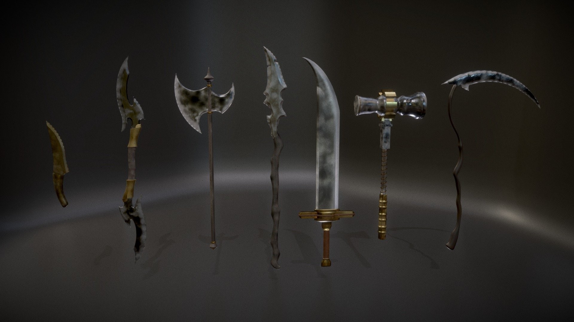 RPG Blades - Buy Royalty Free 3D model by RCGamesADM [5d480f2 ...