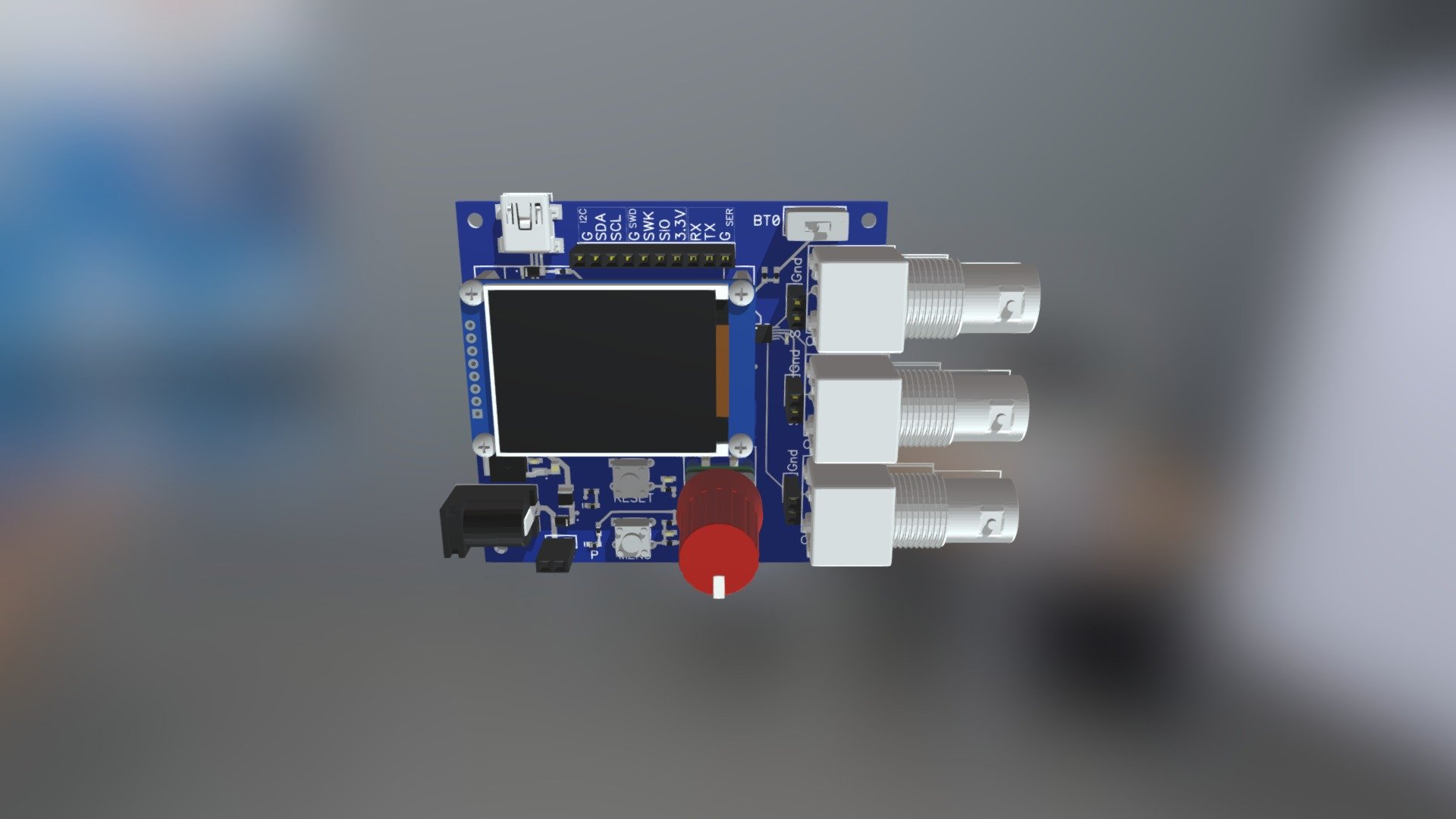 EN_CLOCK_GEN_STM32_v1_0 - 3D model by pandauino [5d499b8] - Sketchfab