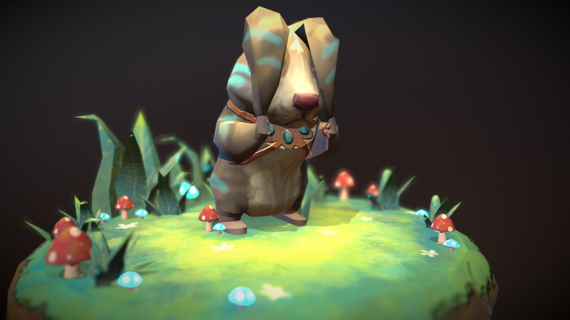 Rabbit - Download Free 3D model by kand8998 (@KaitlynAndrus) [5d4ac8e ...