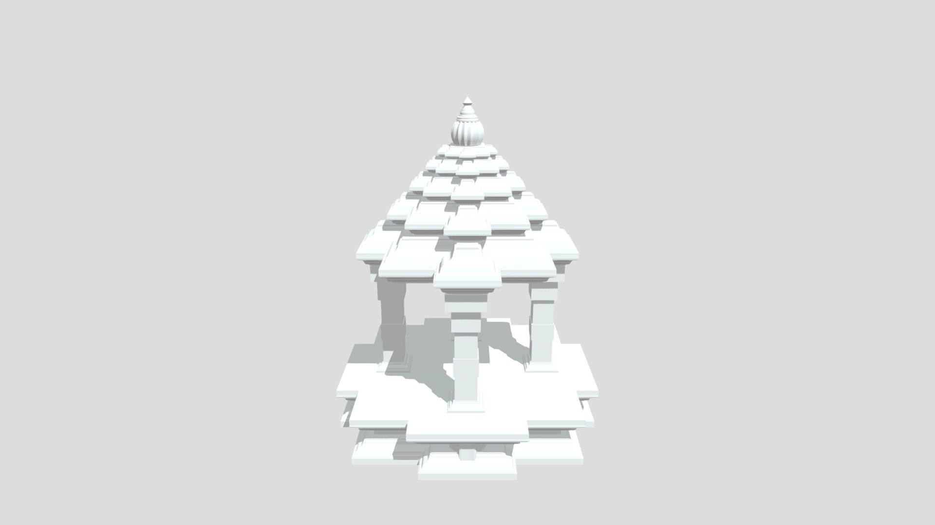Temple Model final - 3D model by Muthurajdec09 [5d4adbd] - Sketchfab