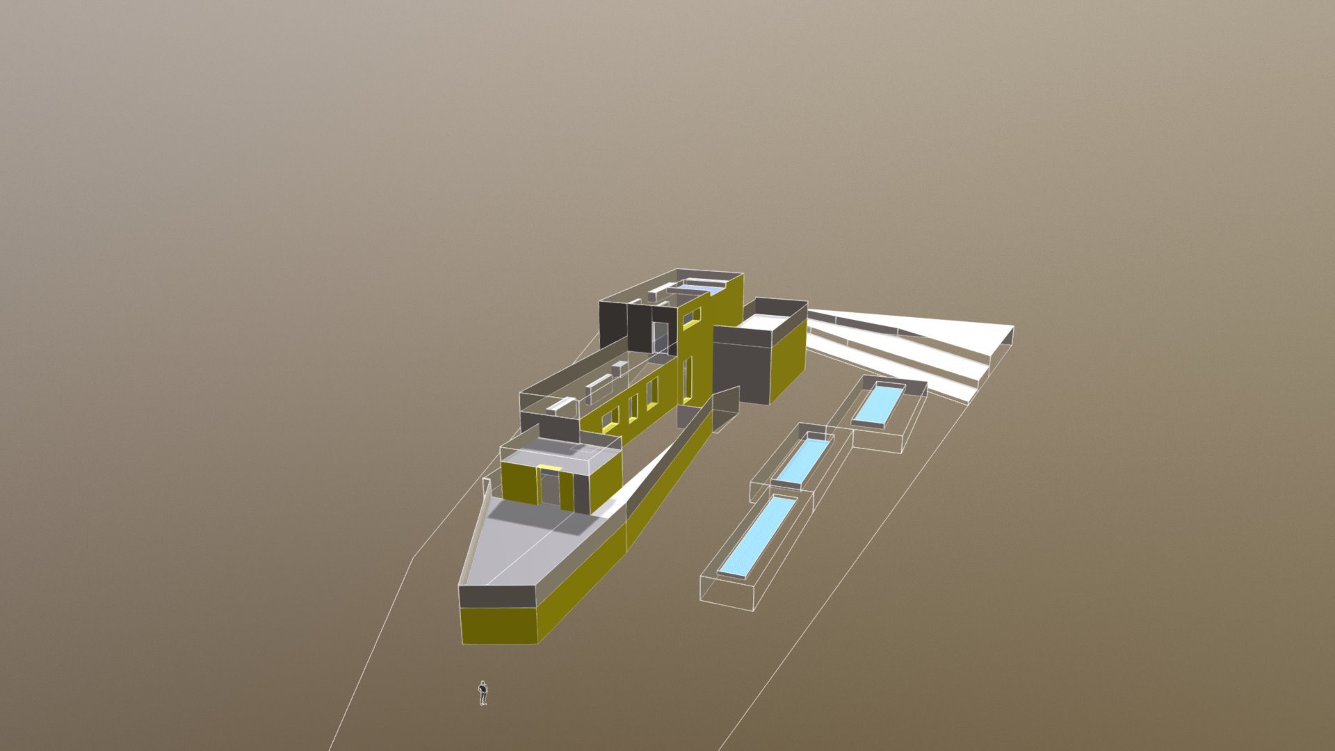 mixed-use modern - 3D model by michaelmario2 [5d4cc42] - Sketchfab