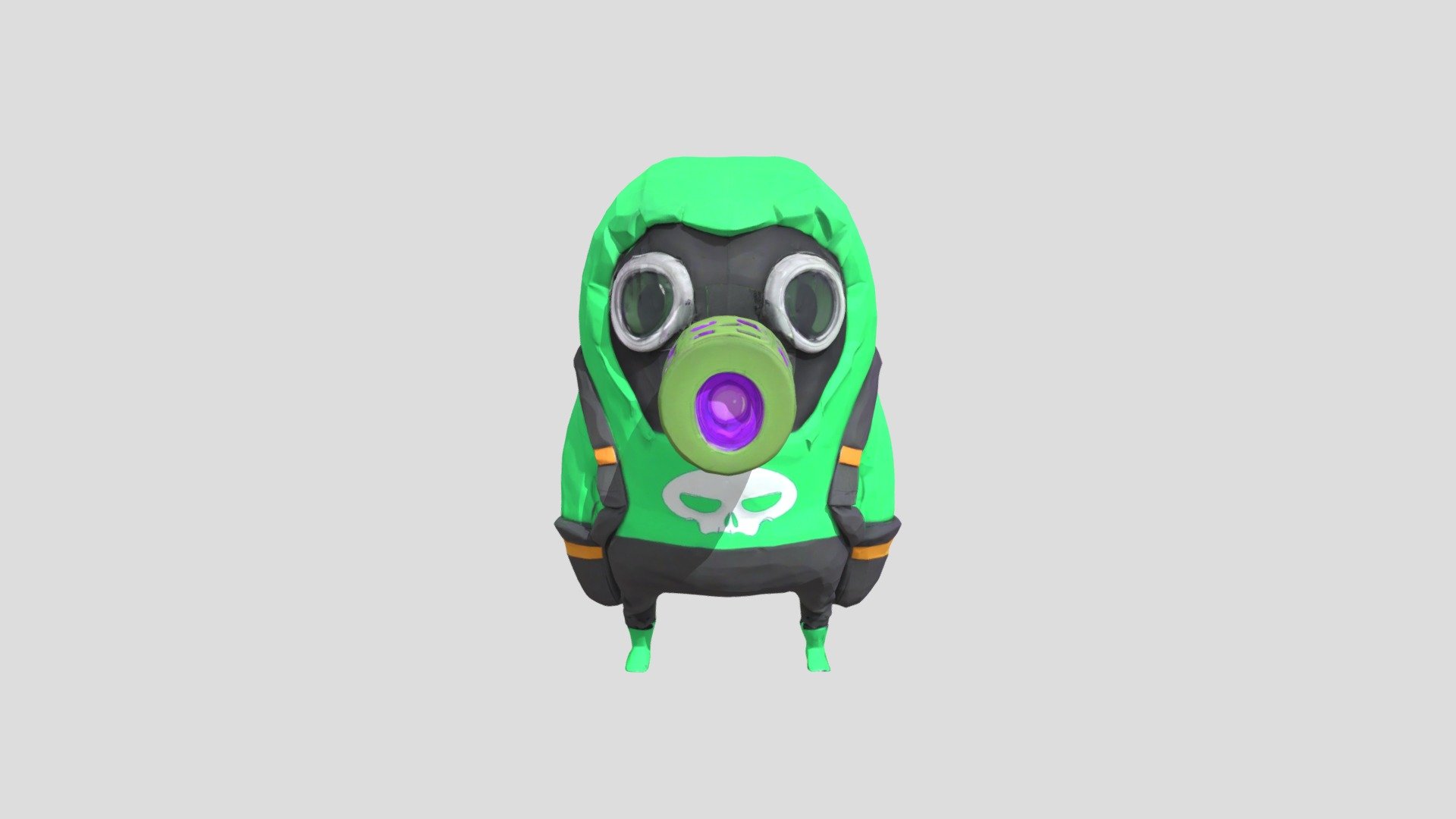 Gas Mask Hero - Download Free 3D model by denemesurucusu [5d4ecfe ...
