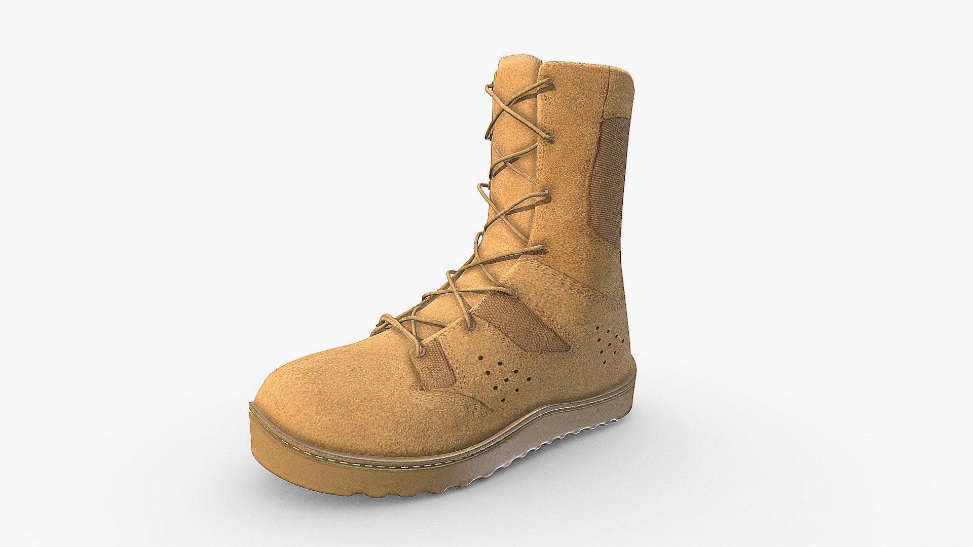 Military boot - Download Free 3D model by Pieter Ferreira ...