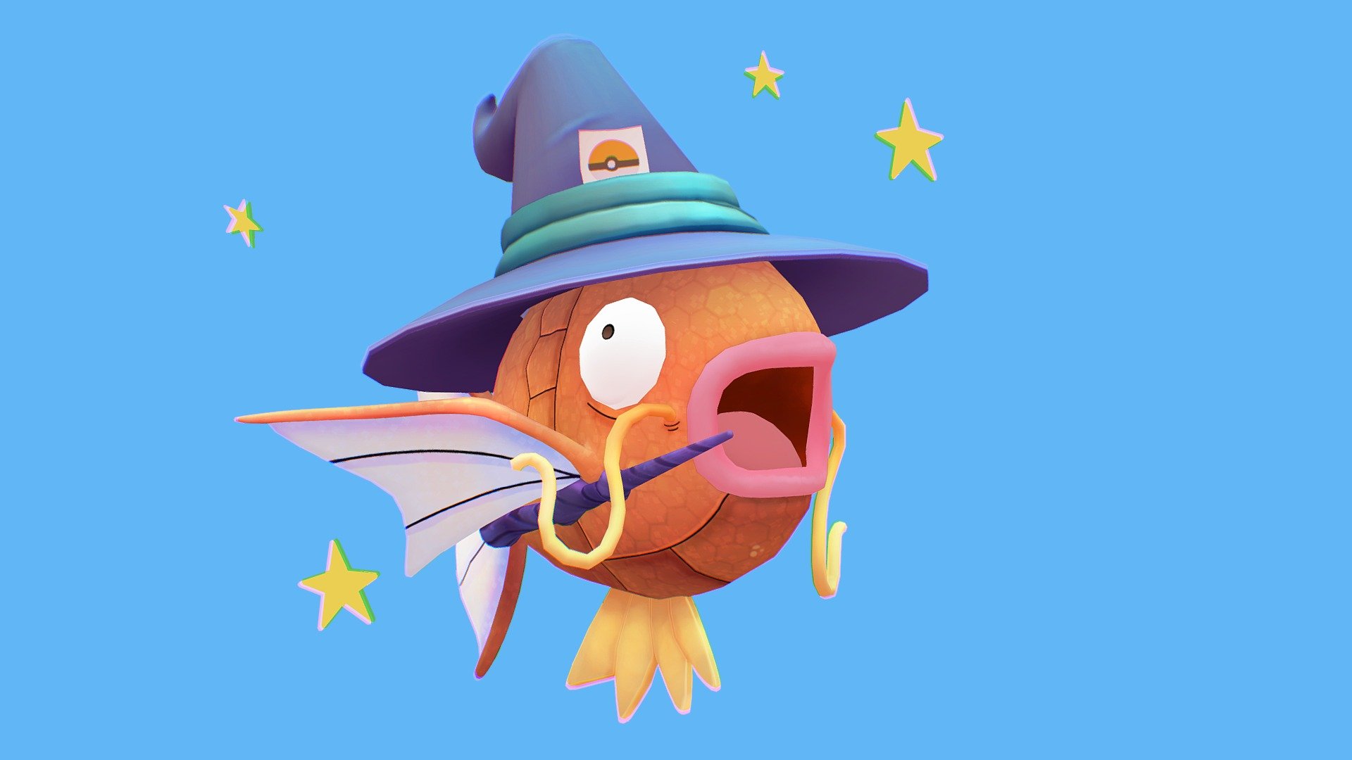 Magikarp - 3D model by Nettacx [5d50179] - Sketchfab