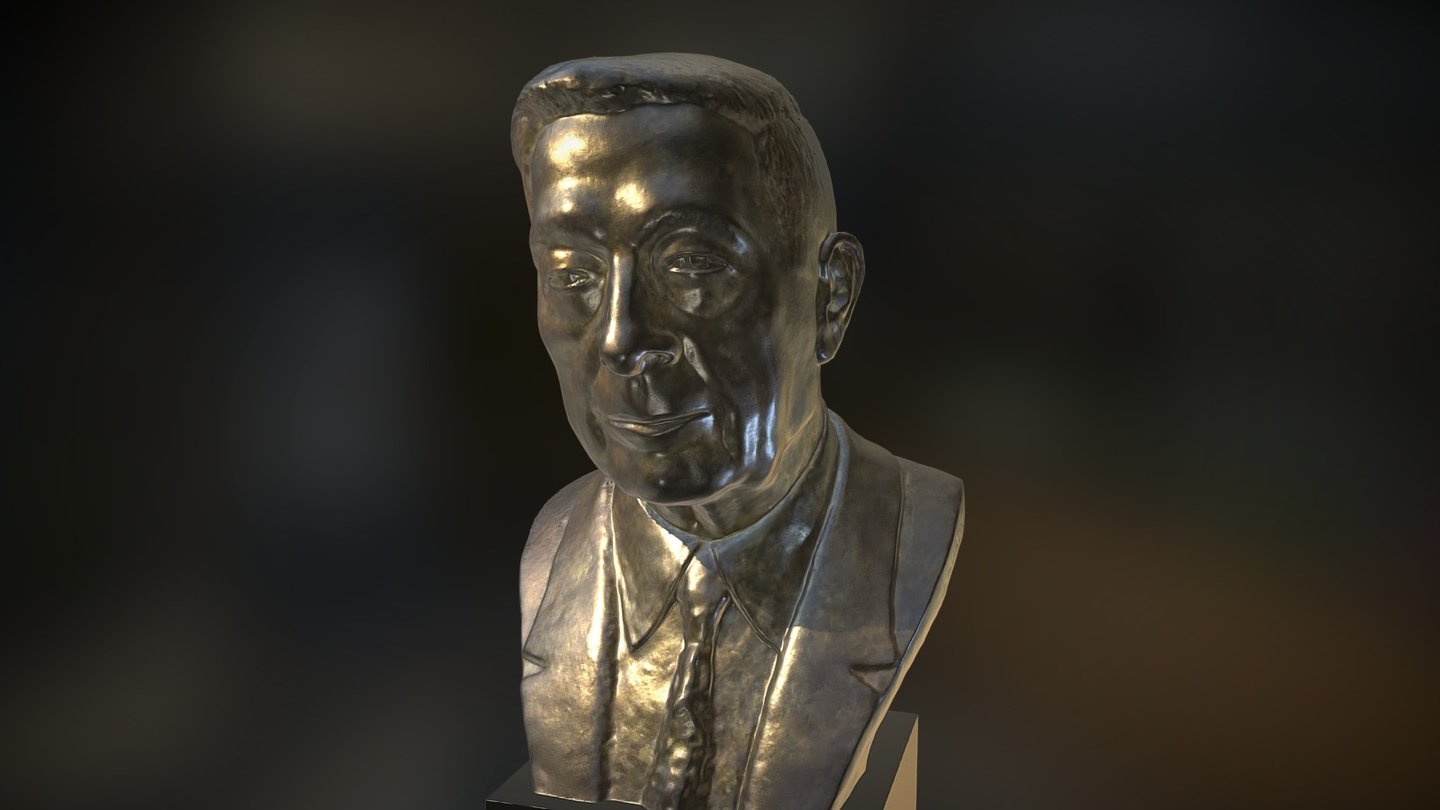 Bronze Bust Doctor - Download Free 3D model by Ruth Lilly Medical ...