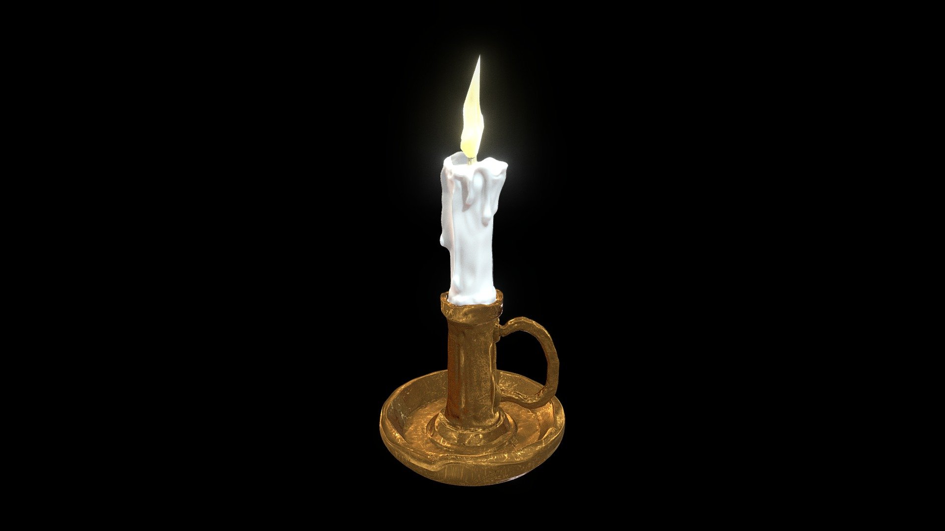Candle - 3D model by Gevork Eminyan (@Stockhastic) [5d50edc] - Sketchfab