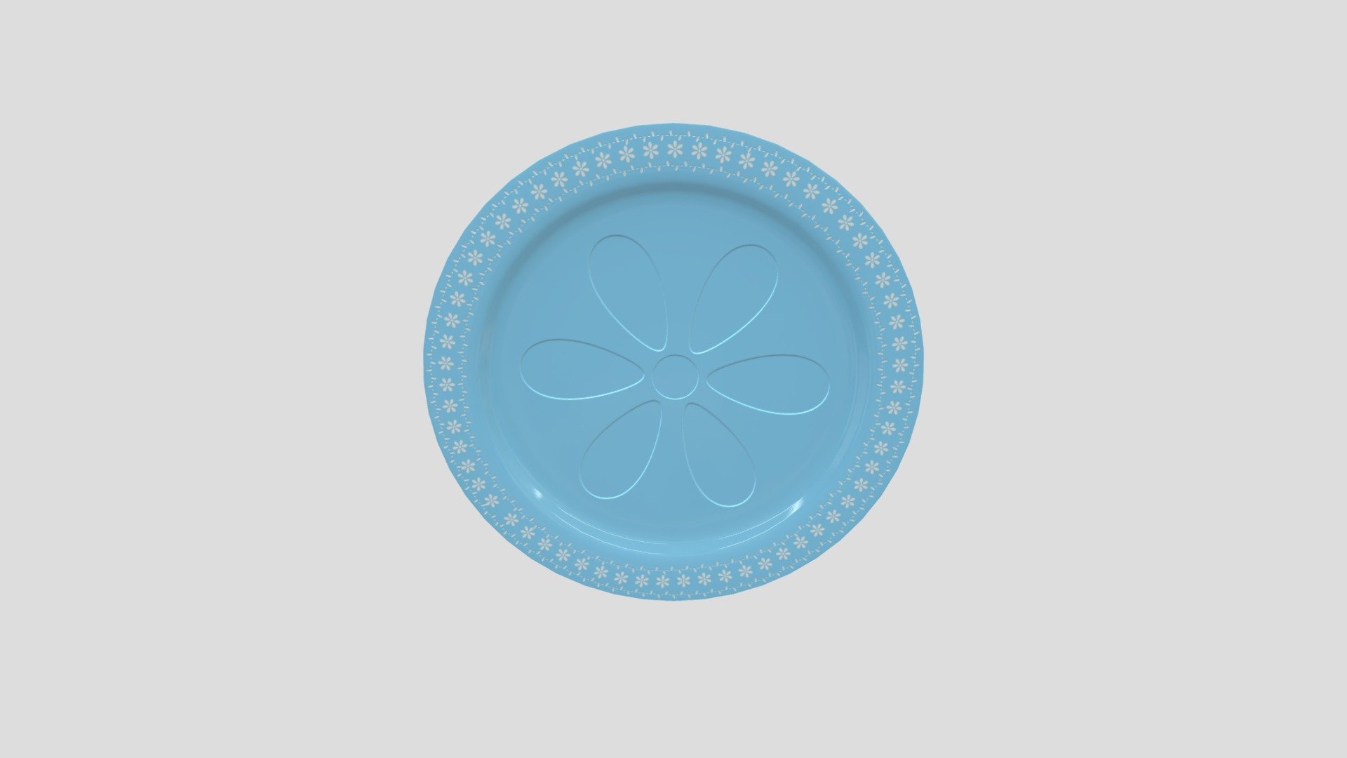 Dinner plate - 3D model by angelaf [5d52b8d] - Sketchfab