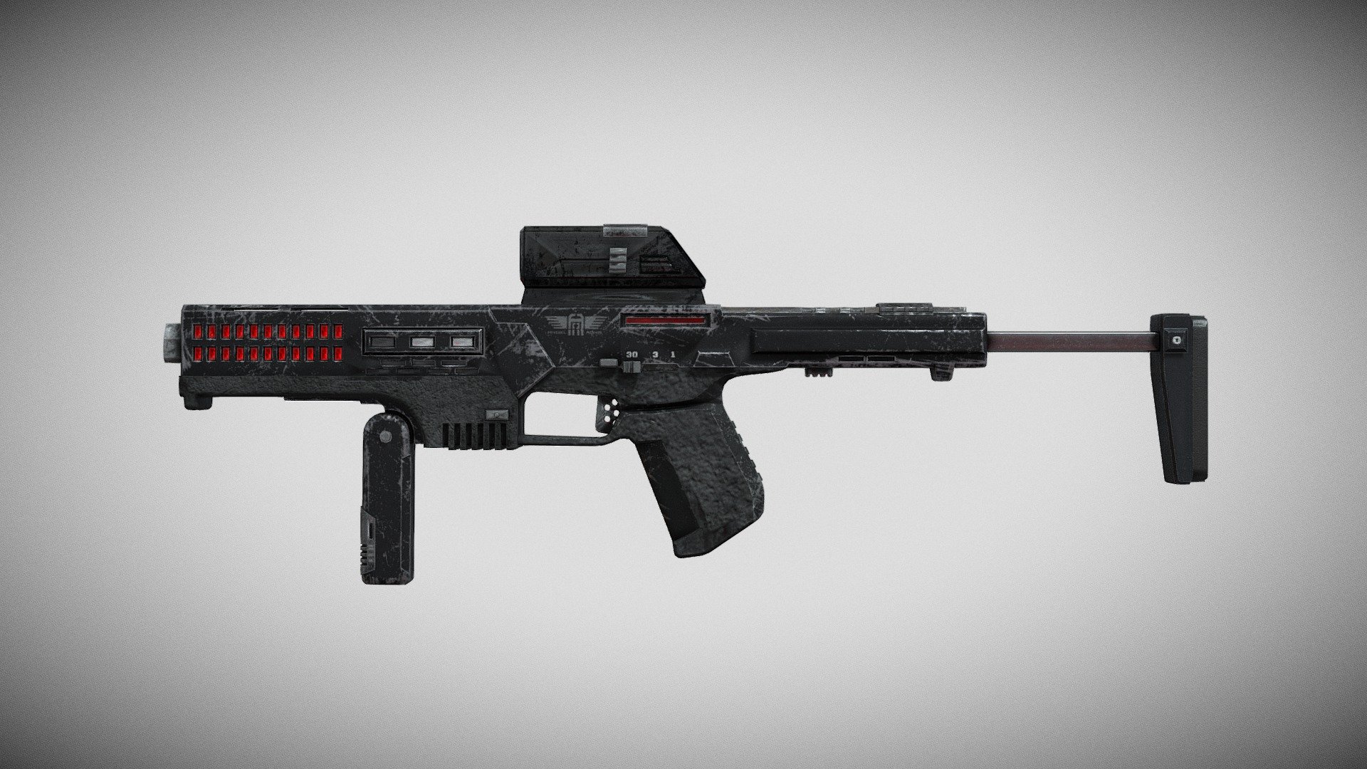 Sci-Fi Concept Gun - Download Free 3D model by KytoNotKyoto [5d56ed7 ...