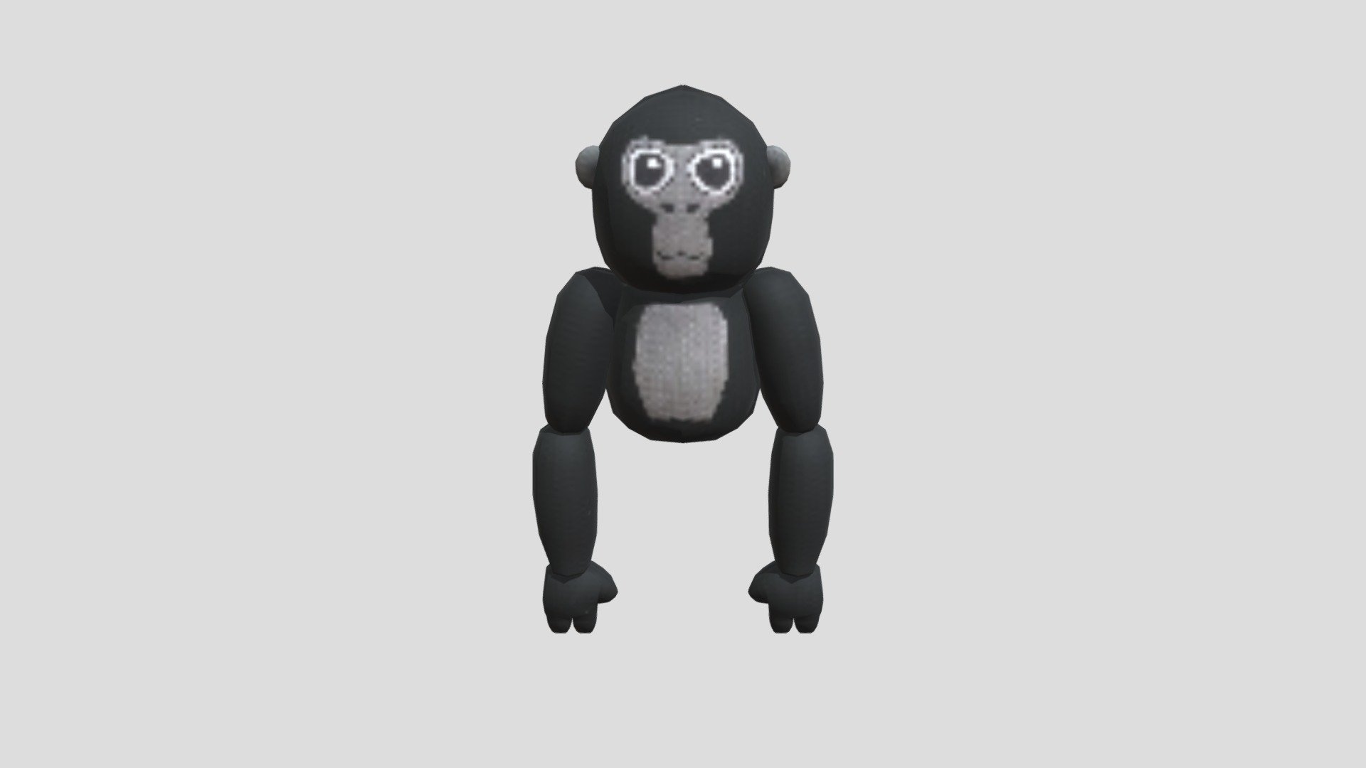 Monke Plush No Cosmetics Rigged Download Free 3d Model By Burger123