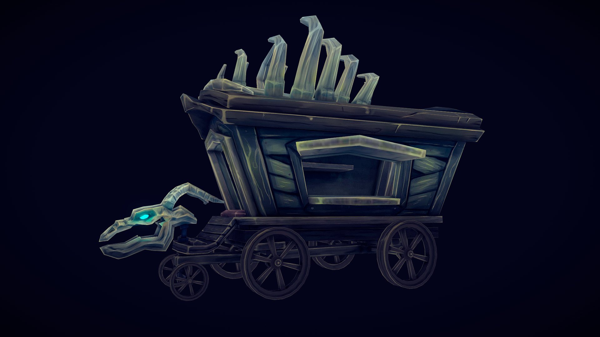 Underworld Merchant's wagon - 3D model by Retvis [5d5825d] - Sketchfab