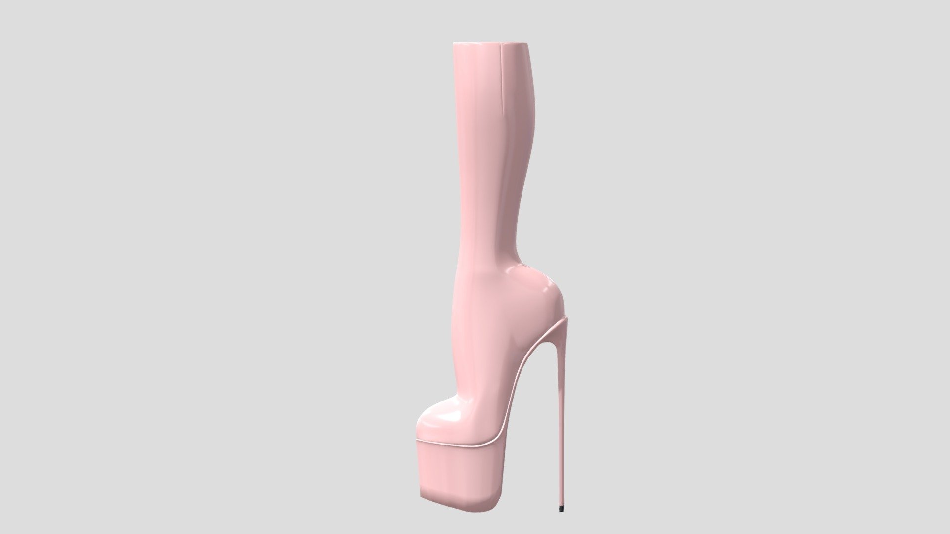 Hellen High Heel Platform Boots - Download Free 3D model by raulbila95 ...