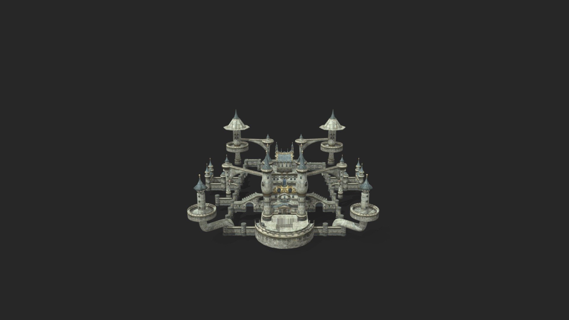 higher land palace - 3D model by Chanchalpaul [5d59af8] - Sketchfab