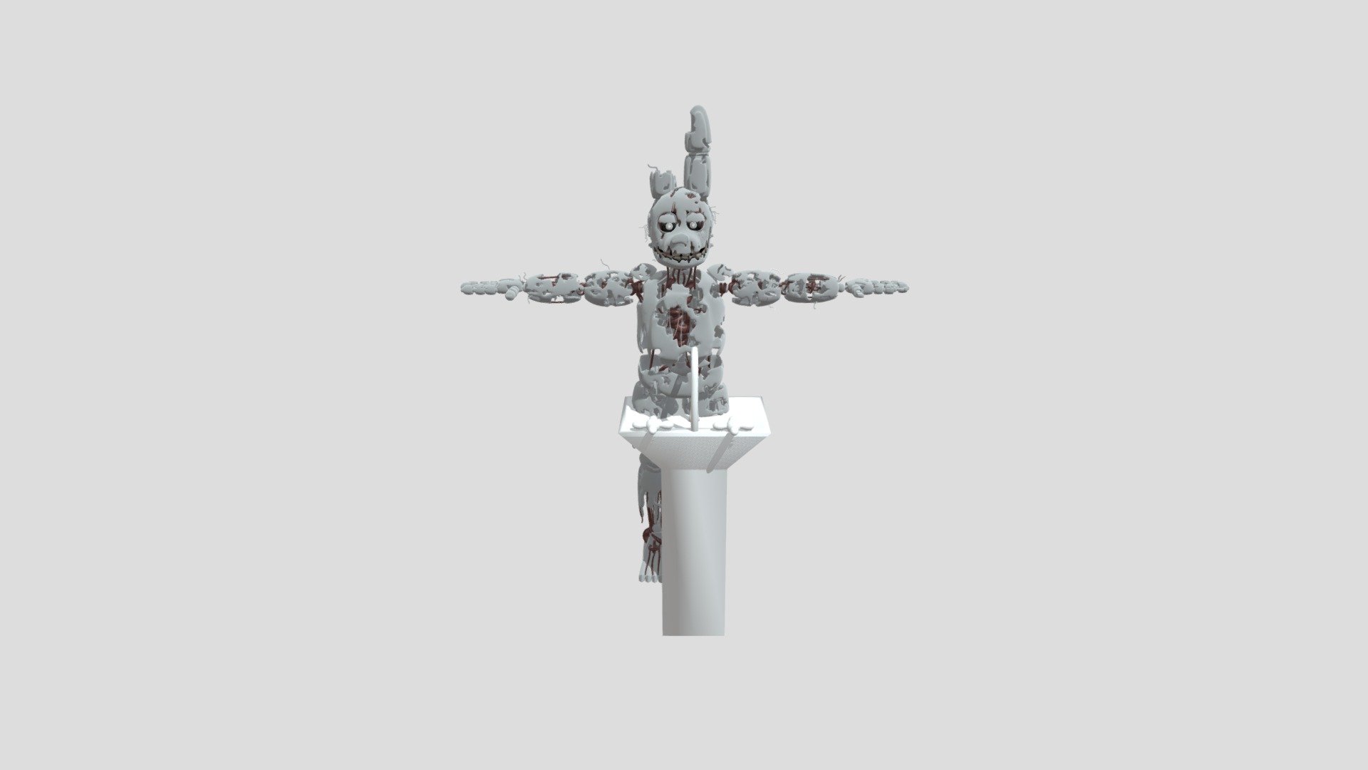 Springtrap V6 - Download Free 3D model by bonfoxyw [5d5a6ef] - Sketchfab
