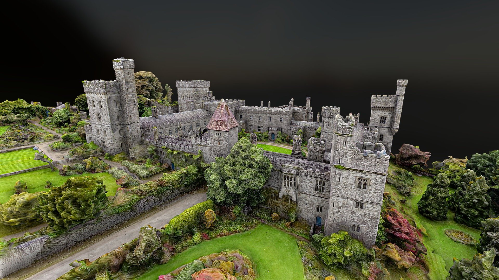 Lismore Castle (Ireland) - Buy Royalty Free 3D model by LZCreation ...