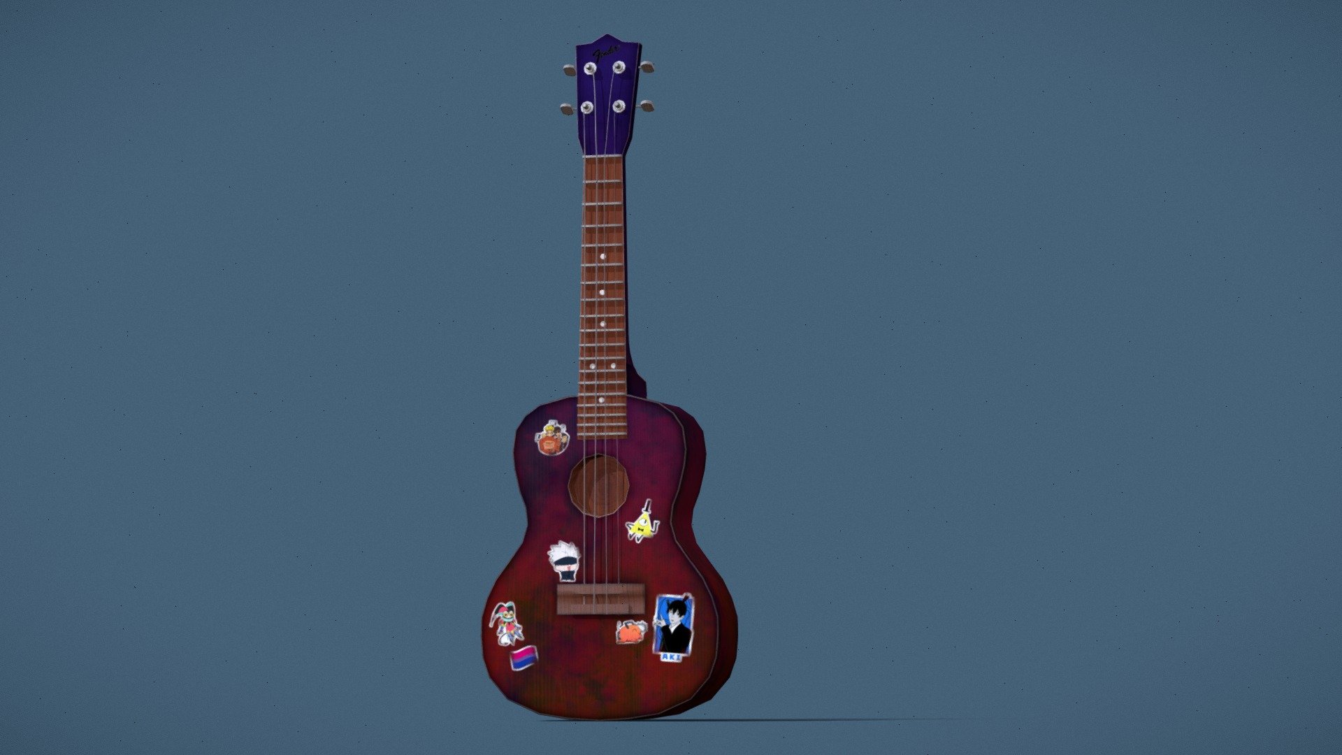 Ukulele Georgina - 3D model by Georgina Guzman (@georginagzm) [5d5bf47 ...