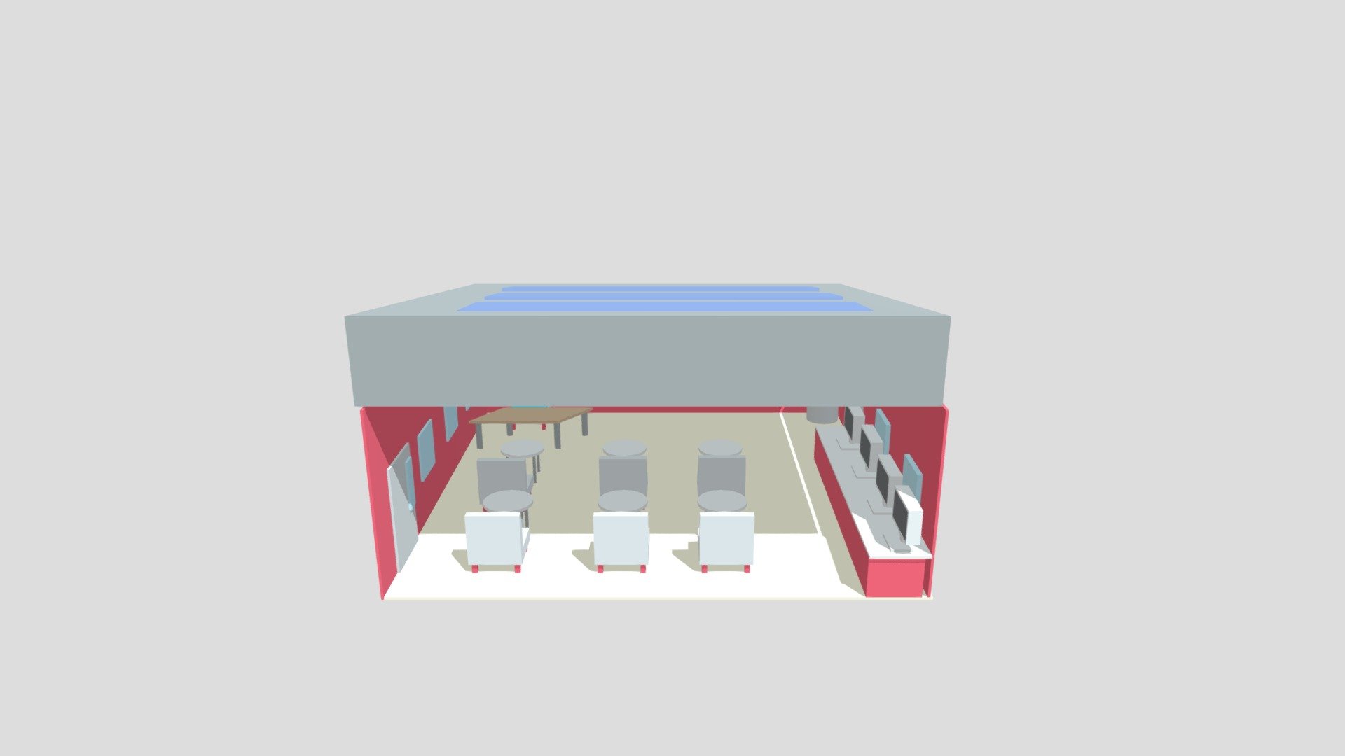Classroom (1) - Download Free 3D model by ethompson1 [5d5d843] - Sketchfab