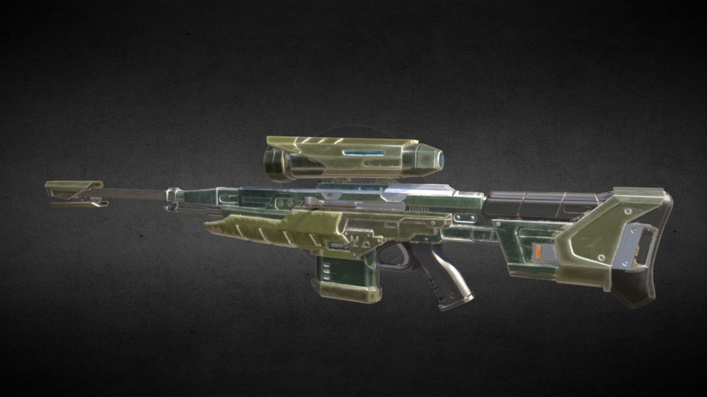 Gun2 - 3D model by beldm [5d5f383] - Sketchfab