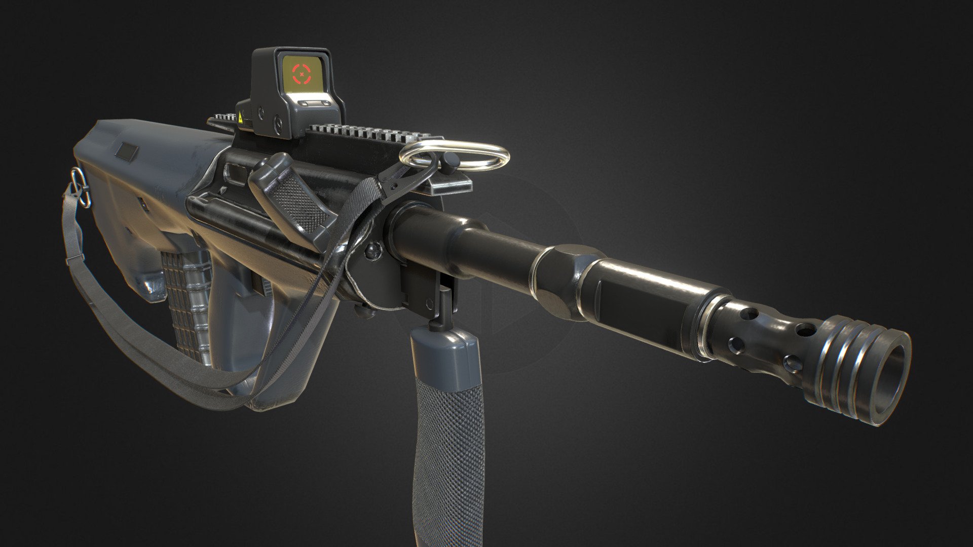 Steyr Aug - Download Free 3D model by quick_loop (@so_O) [5d61894 ...
