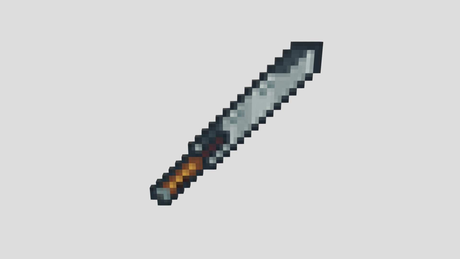 Pixel Art Long Sword2 - Download Free 3D model by ...