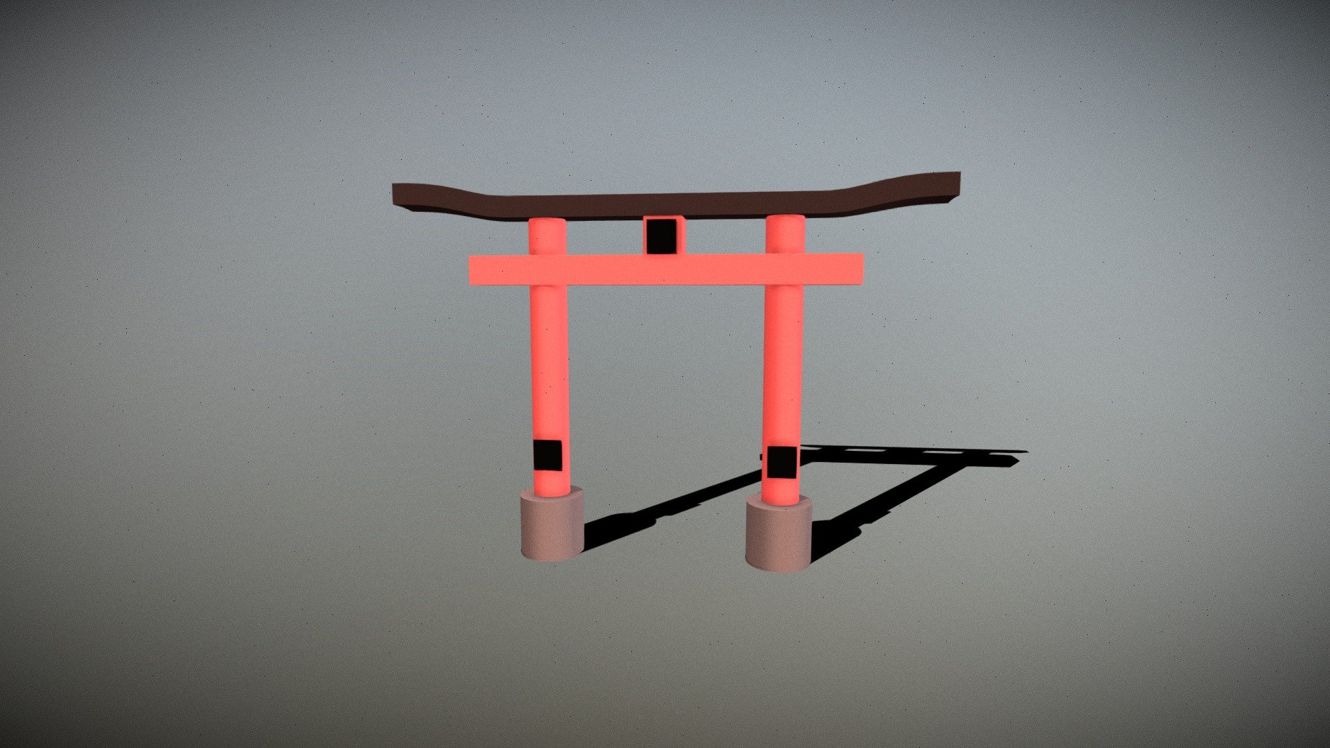 Low Poly Torii Gate - Download Free 3D model by brodydanarwhal [5d62b4e ...