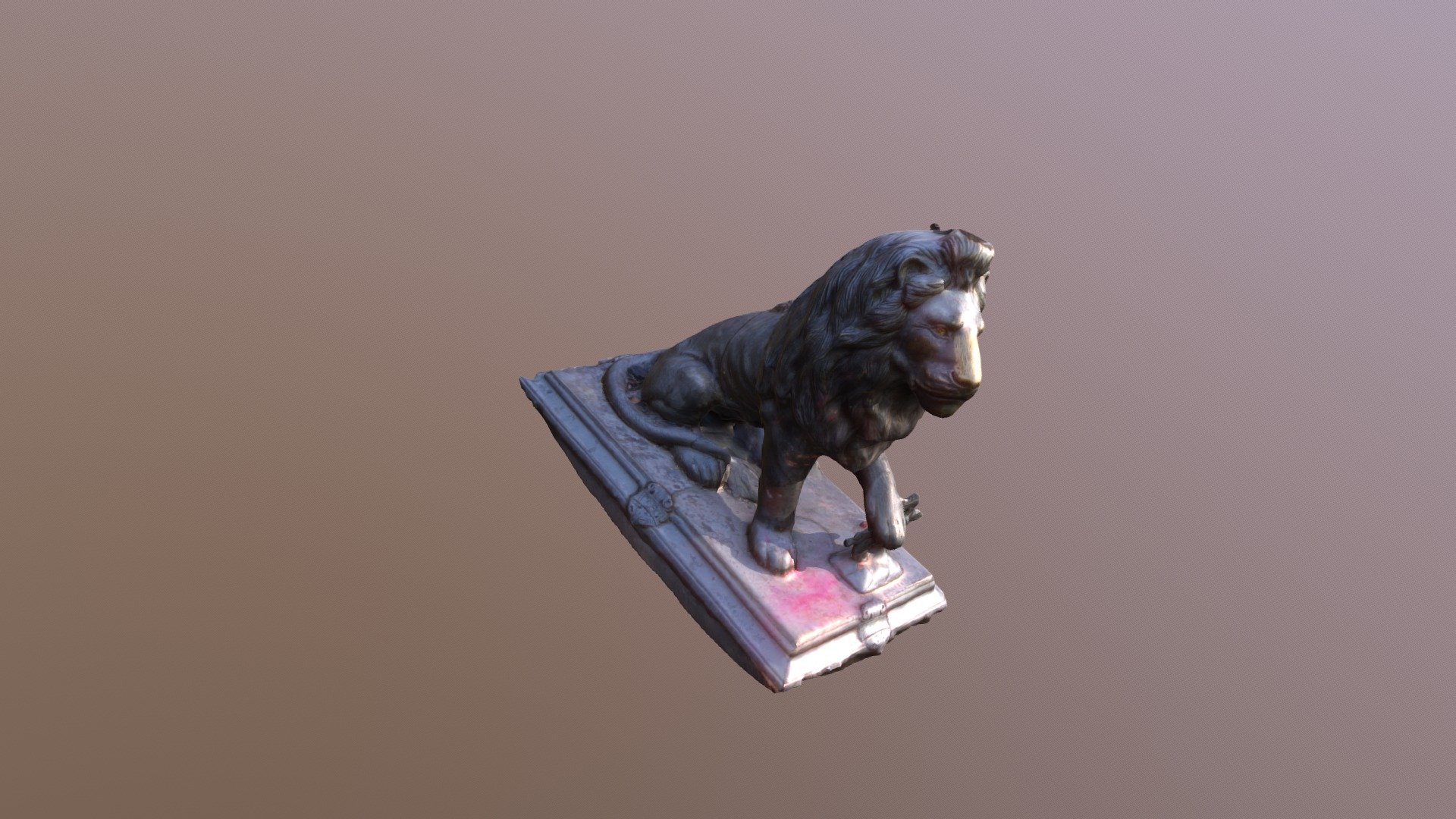 A lion statue - 3D model by GeoHubNepal (@sukuchha) [5d63cf0] - Sketchfab