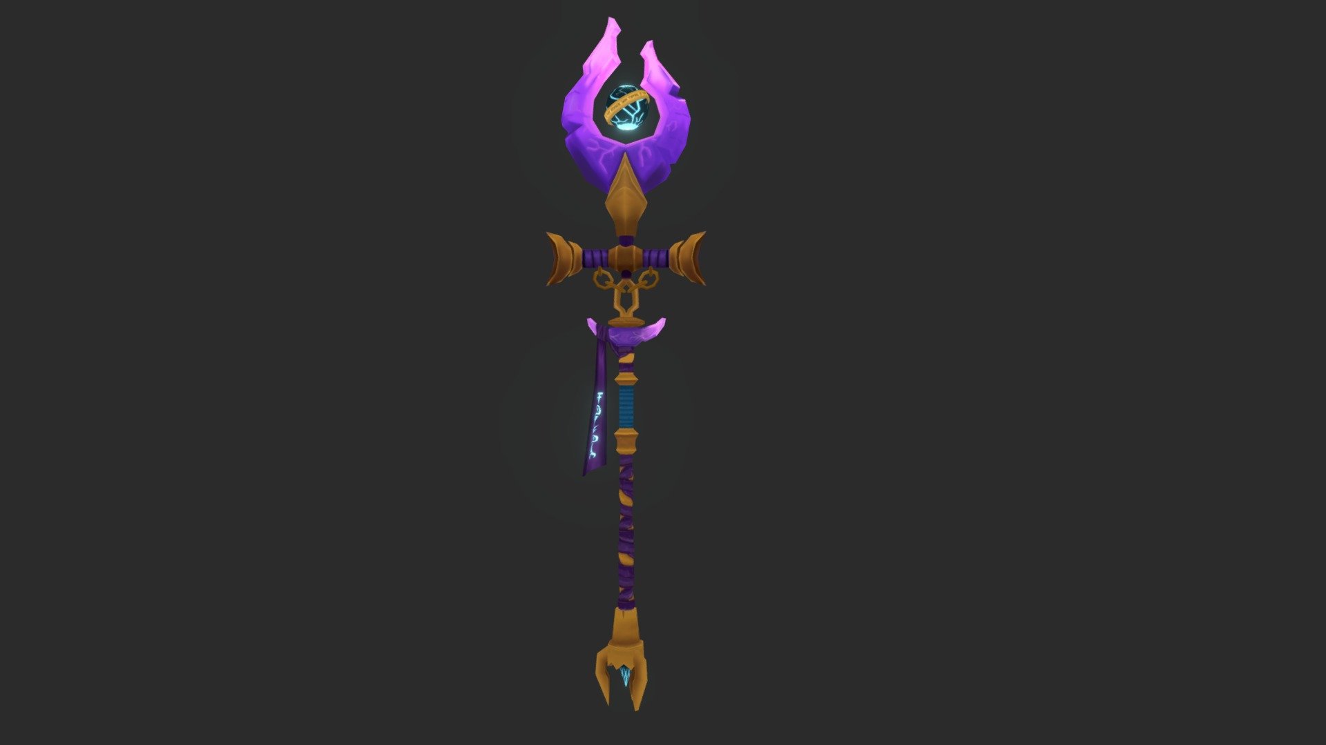 Void Elf Staff - 3D model by Christina Fekkes (@CFekkes) [5d640a5 ...