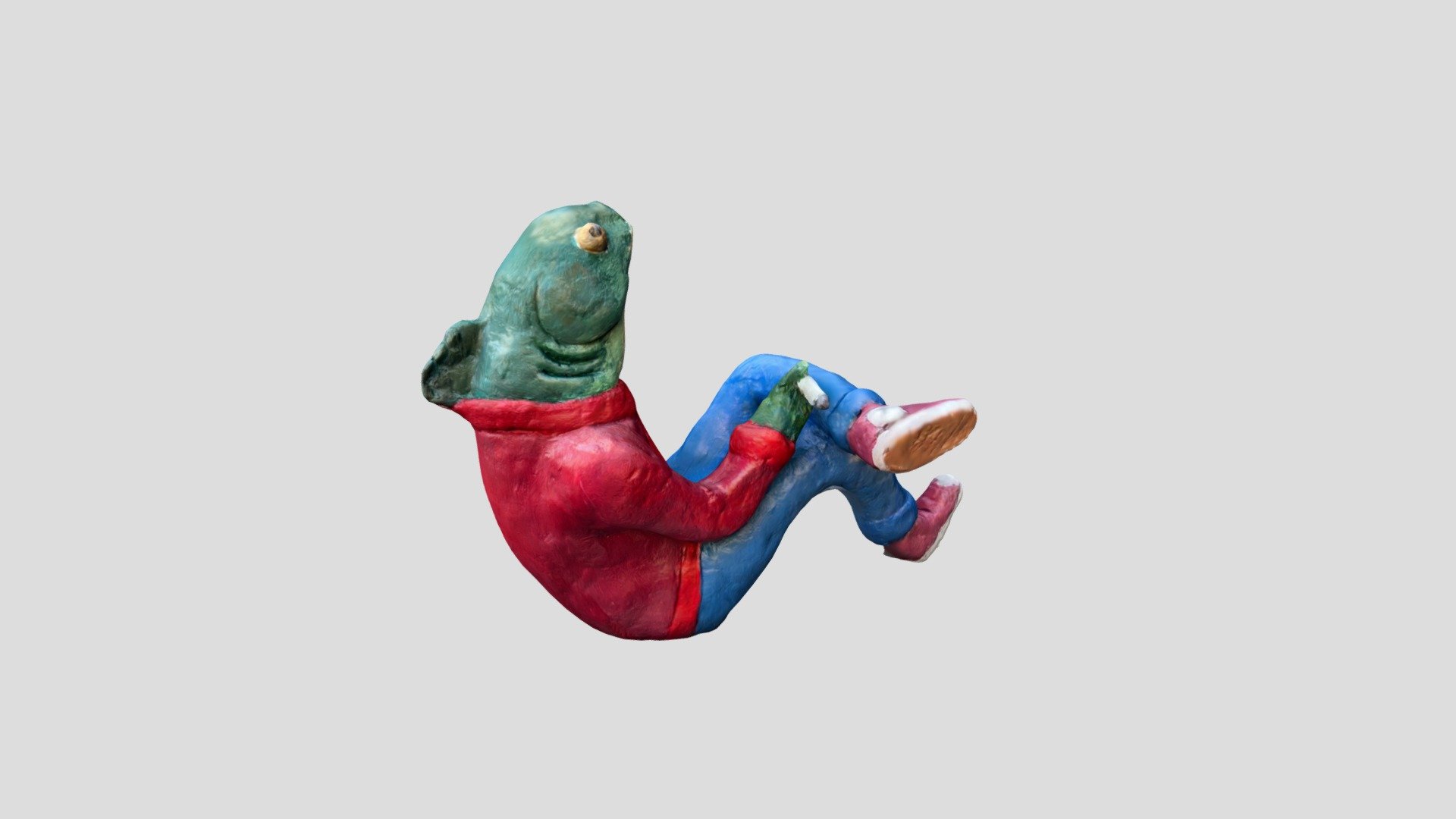 Fishman - Download Free 3D model by N0-BR41N [5d64836] - Sketchfab