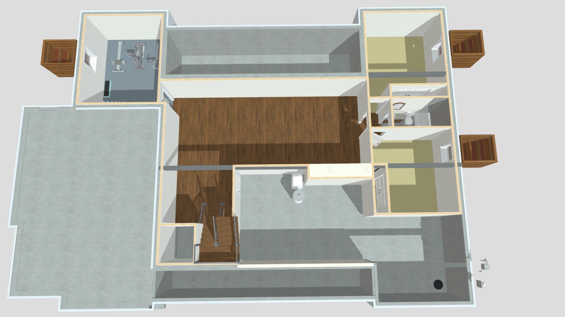 01-15-2021 Basement Layout - Download Free 3D model by OakBridge ...