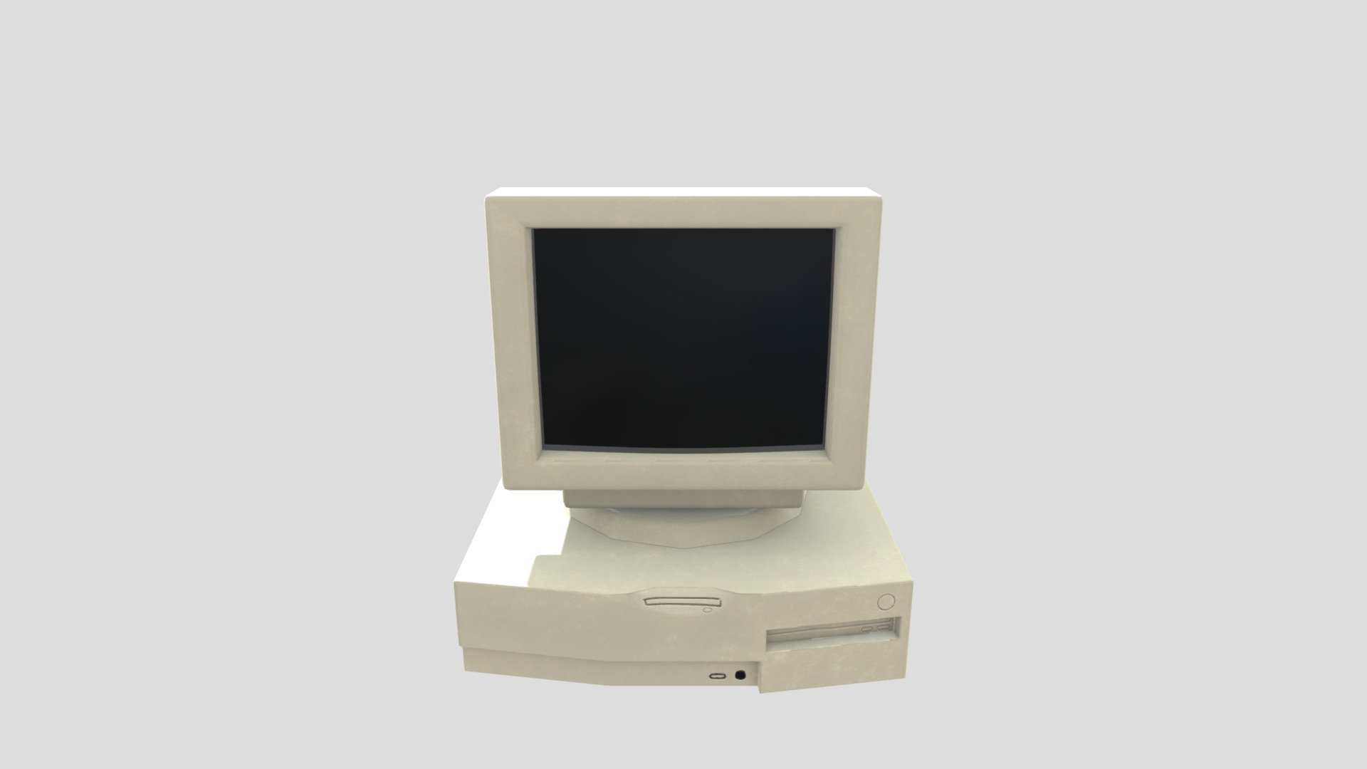 [Model 3] CRT Monitor - 3D model by Maxwell (@maxgwn) [5d65c2d] - Sketchfab