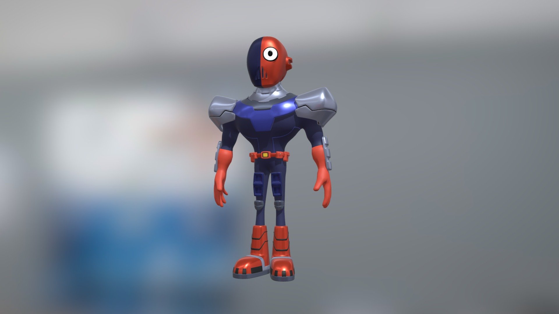 Slade Teentitans Go - 3D model by Minh.Huy [5d6618b] - Sketchfab